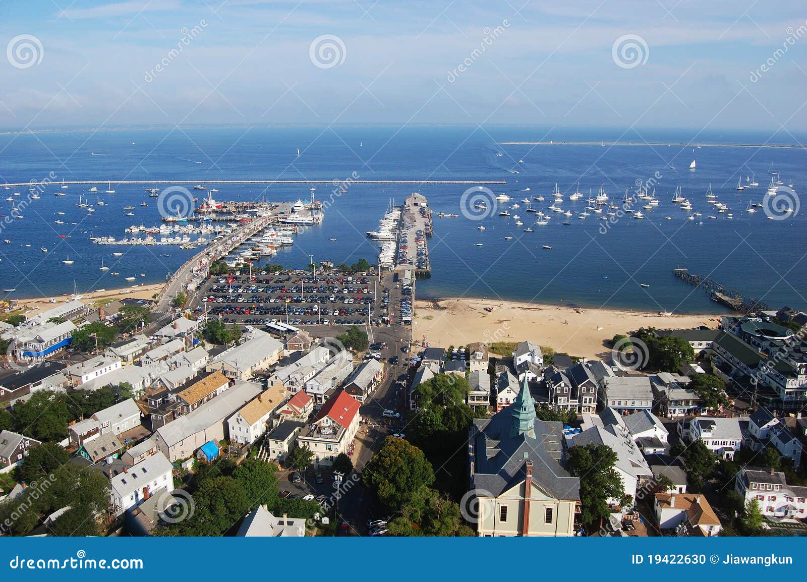 Cape Cod seashore stock photo. Image of mayflower, landmark - 19422630