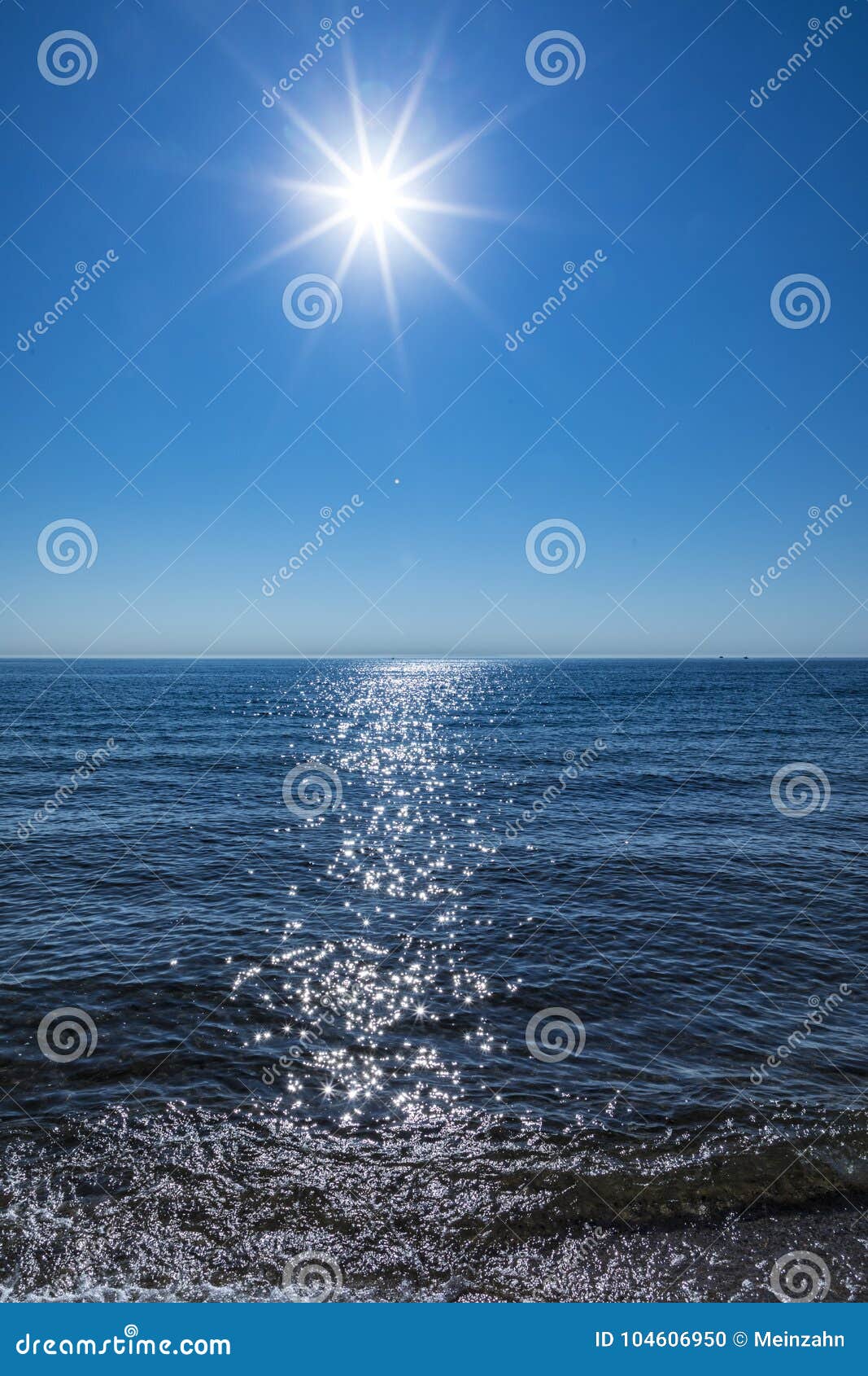 Cape COD Sun Reflection in the Ocean Stock Photo - Image of ...