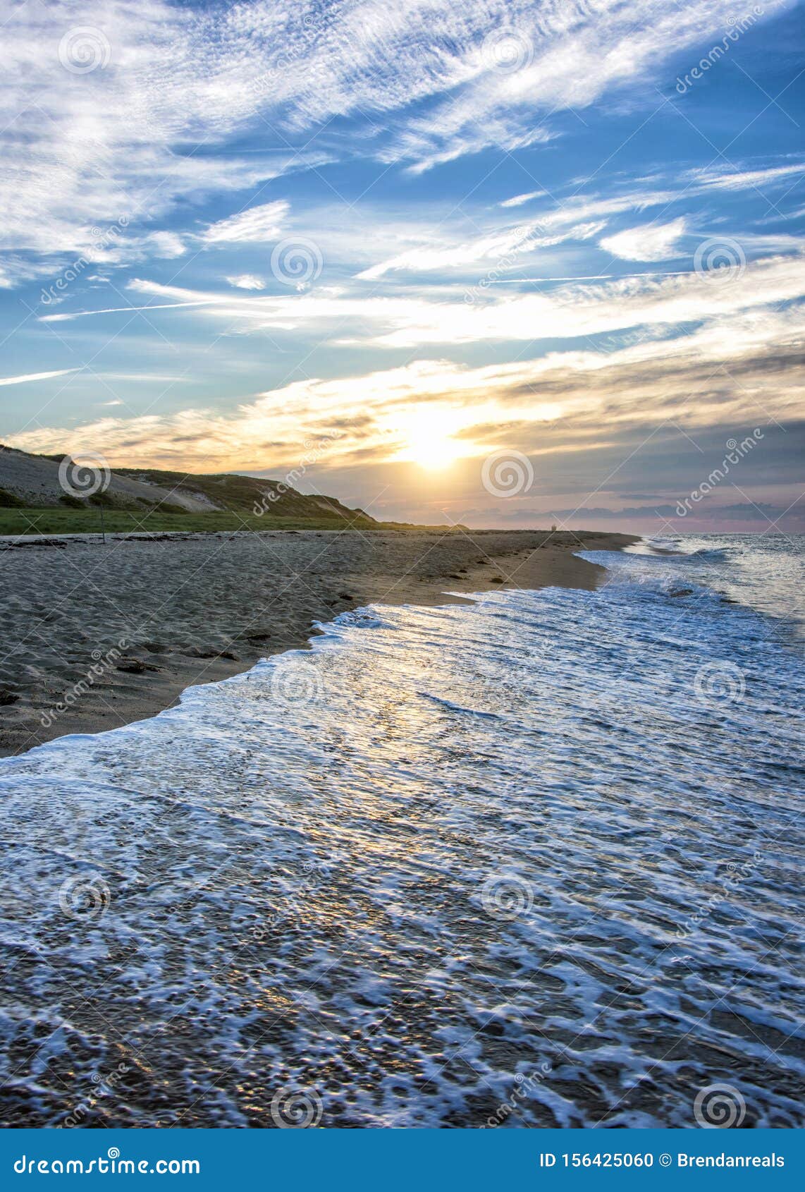 Cape Cod Sunset, Provincetown Massachusetts Stock Photo - Image of ...