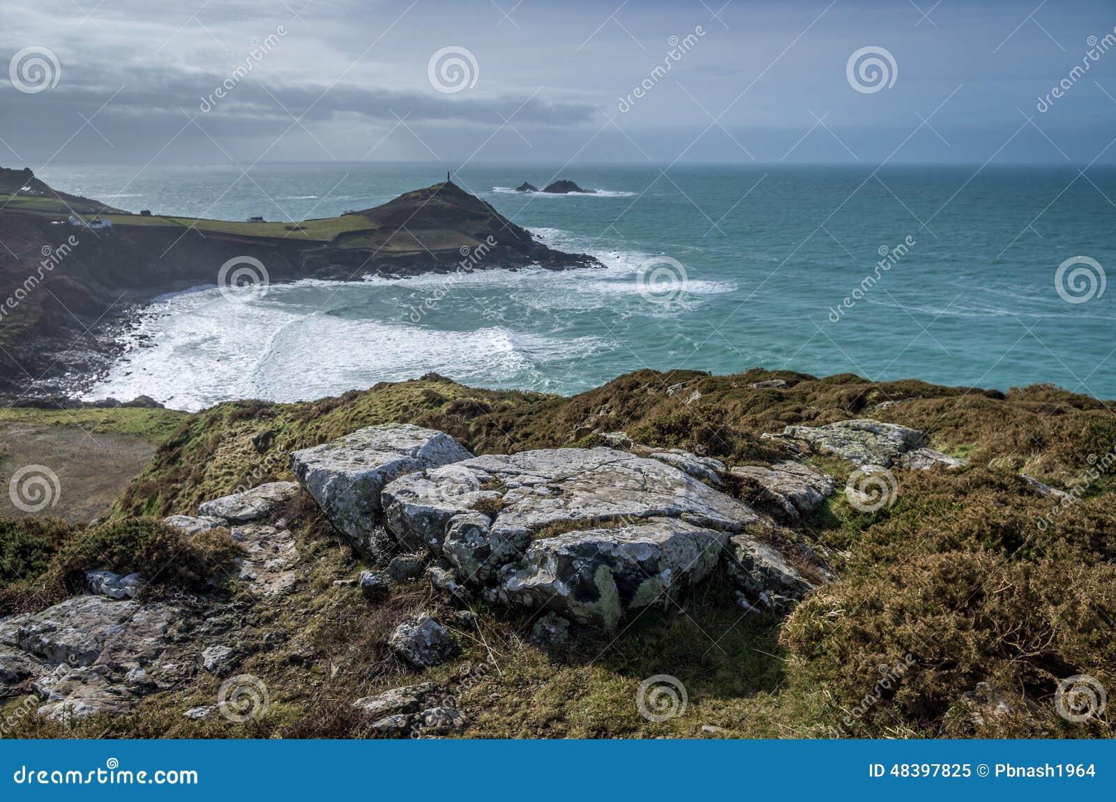 Cape Cornwall in Cornwall England Uk Kernow Stock Image - Image of ...