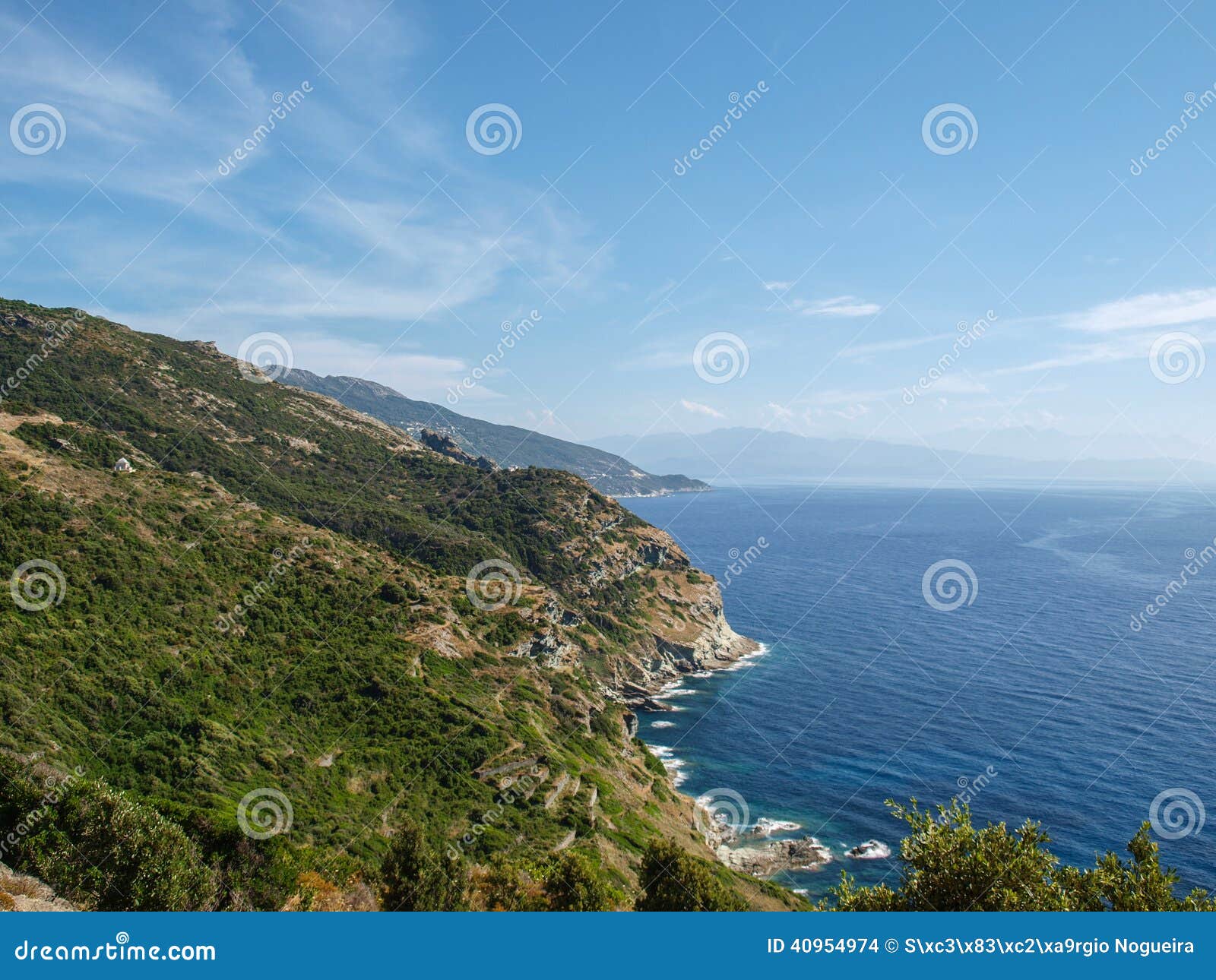 Cape Corse stock photo. Image of cape, green, france - 40954974