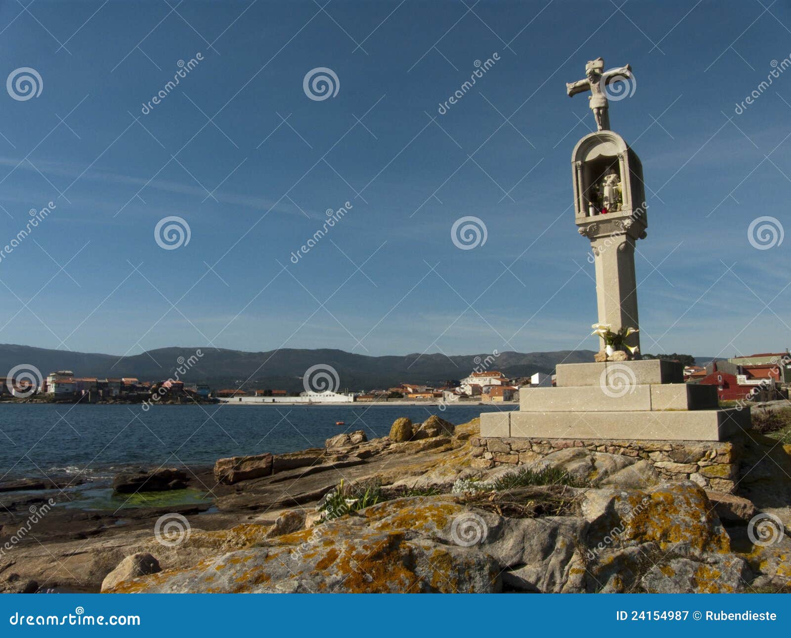 Cape Cross stock image. Image of cross, galicia, baixas - 24154987