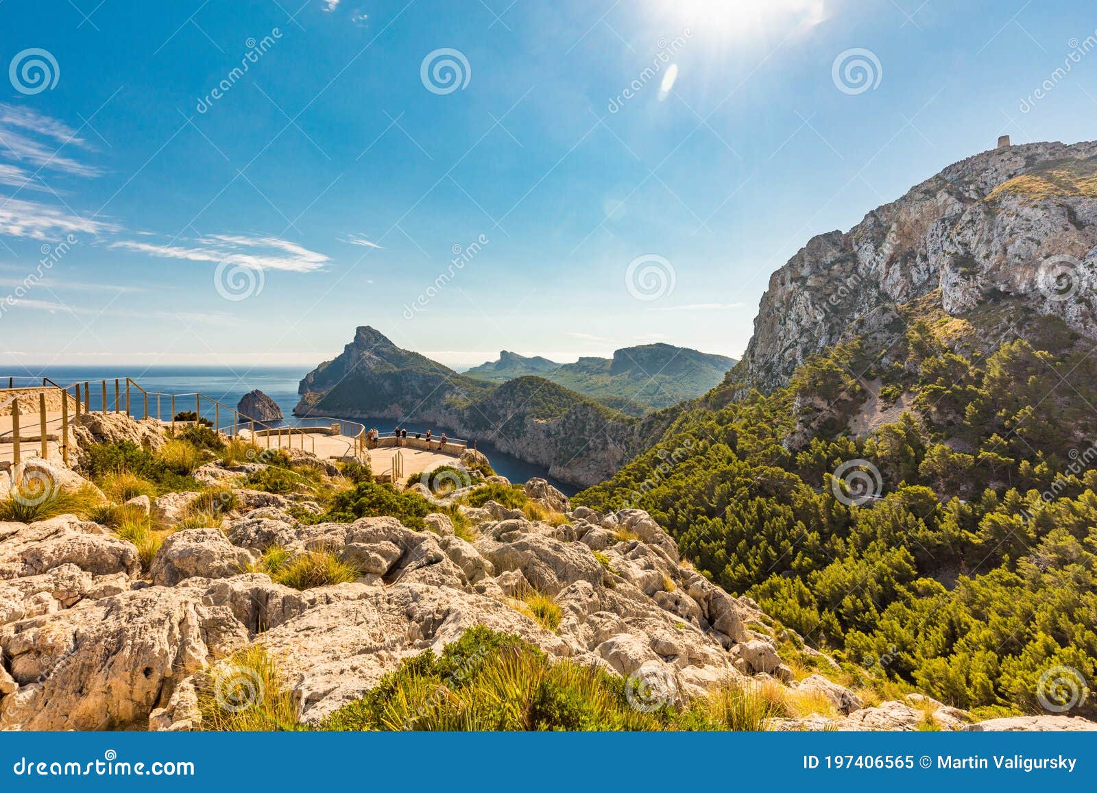 Cape Formentor Area, Coast of Mallorca, Spain Stock Image - Image of ...