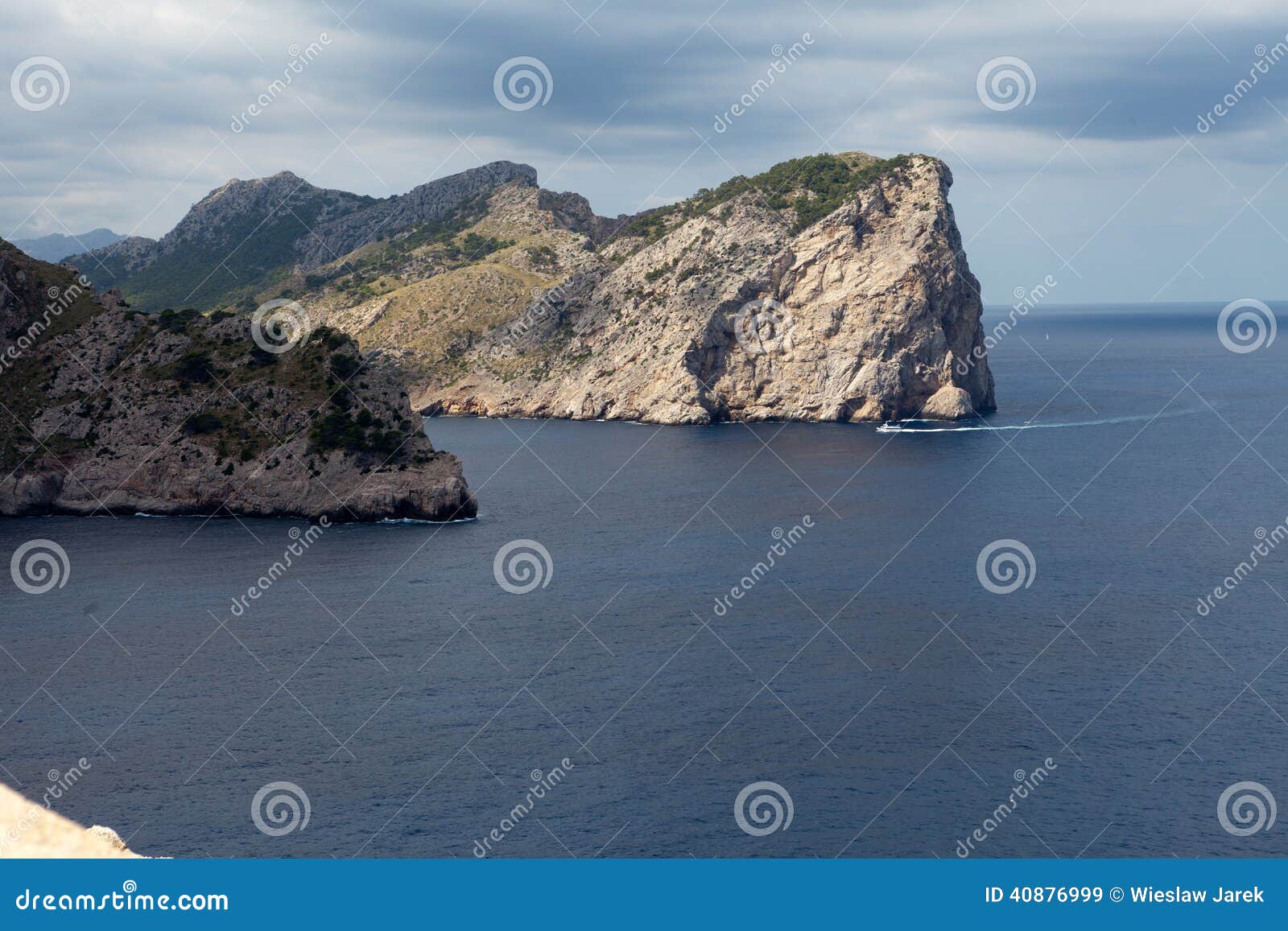 Cape Formentor on Majorca stock image. Image of blue - 40876999