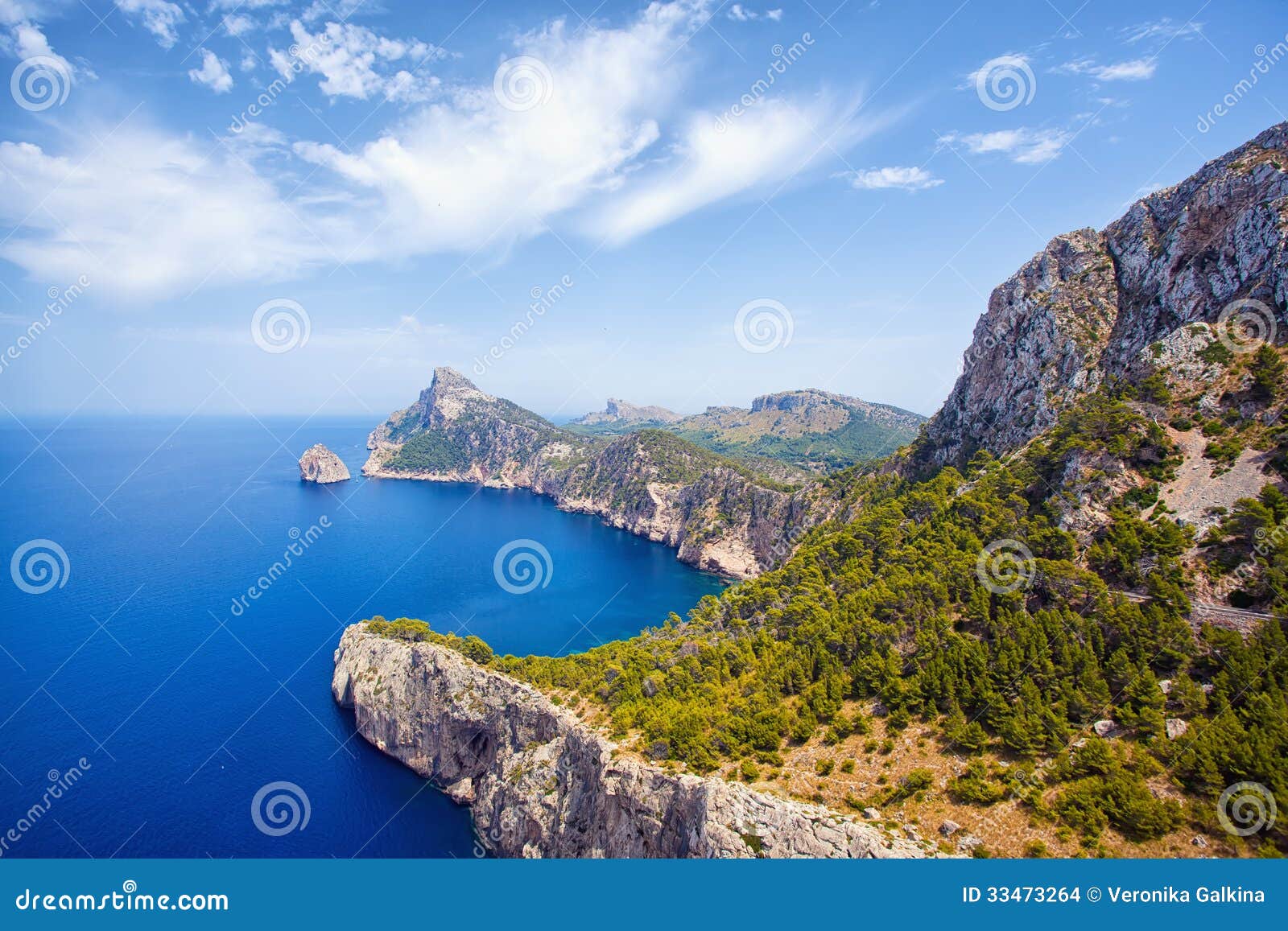 Cape Formentor, Mallorca stock photo. Image of mountain - 33473264