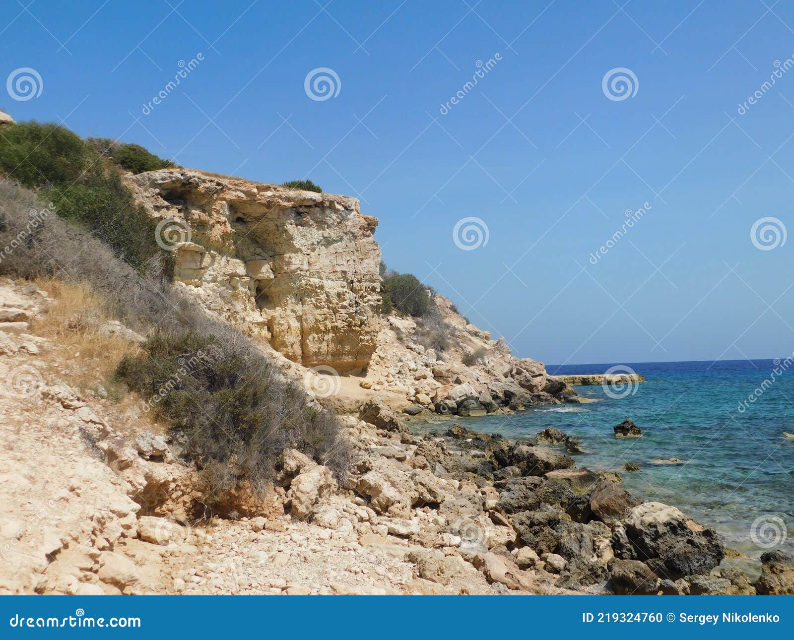 Cape Greco or Cavo Greco, Agia Napa, Cyprus Stock Photo - Image of ...