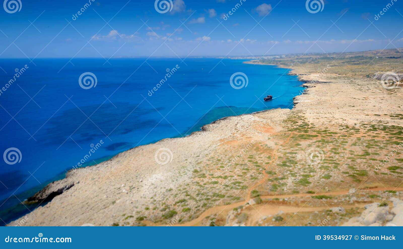 Cape Greco Coastline View,cyprus Stock Image - Image of capeseascape ...