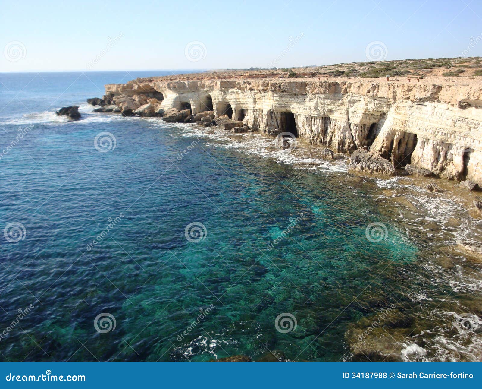 Cape Greco stock photo. Image of cape, cyprus, ocean - 34187988