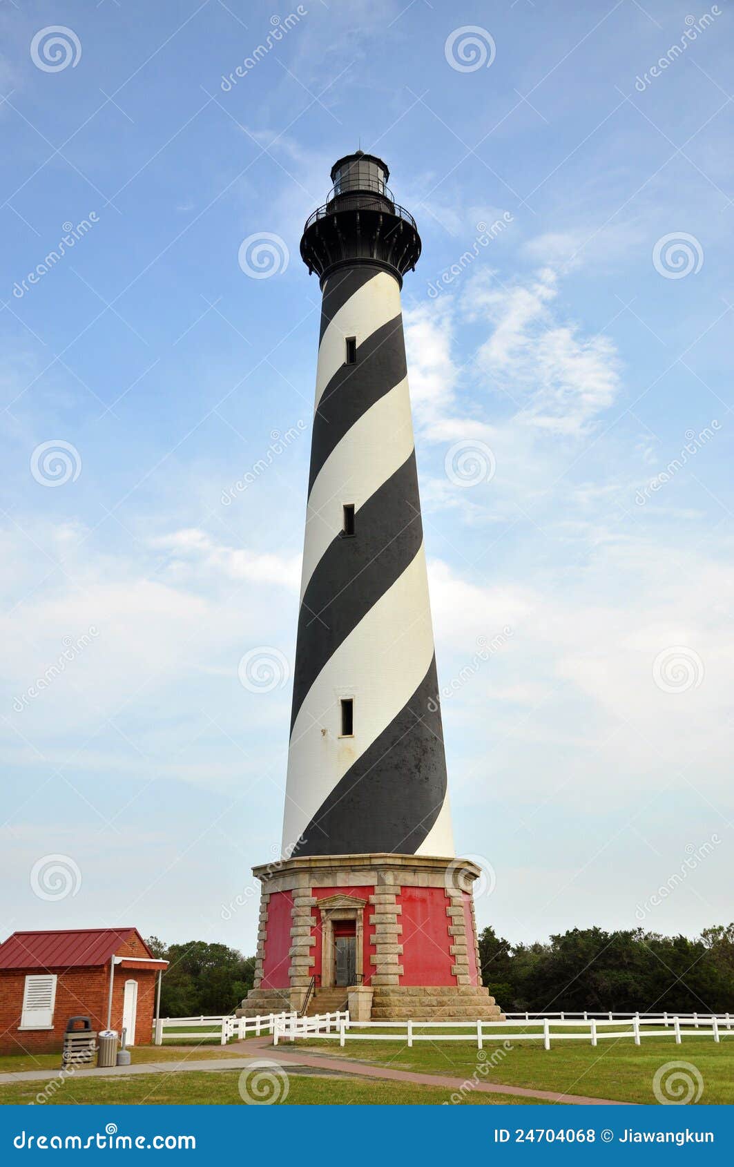 Cape Hatteras Lighthouse, USA Stock Photo - Image of outer, attraction ...