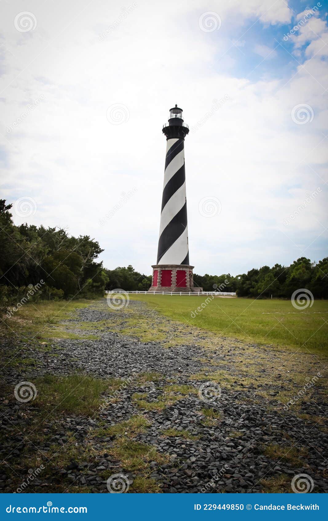 Cape Hatteras Lighthouse 1870 Editorial Image - Image of brick, lookout ...