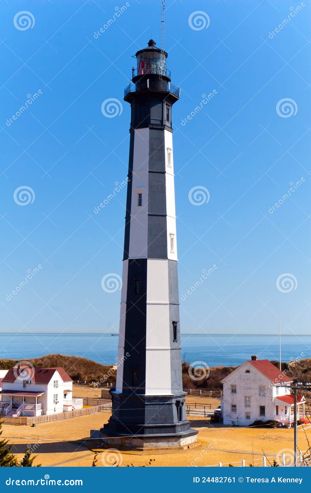 Cape Henry Lighthouse stock image. Image of national - 24482761
