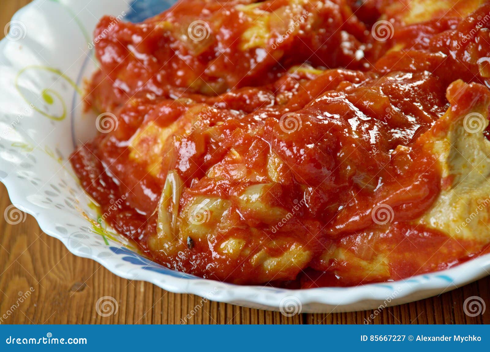 Cape malay chicken curry stock image. Image of south - 85667227