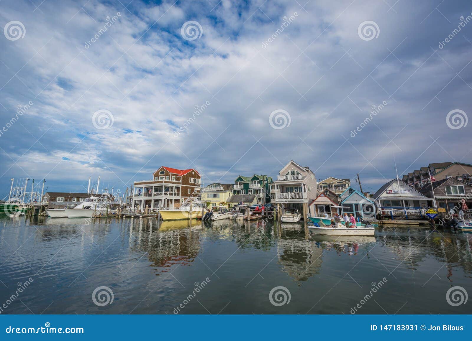 Cape May Harbor, in Cape May, New Jersey Editorial Photo - Image of ...