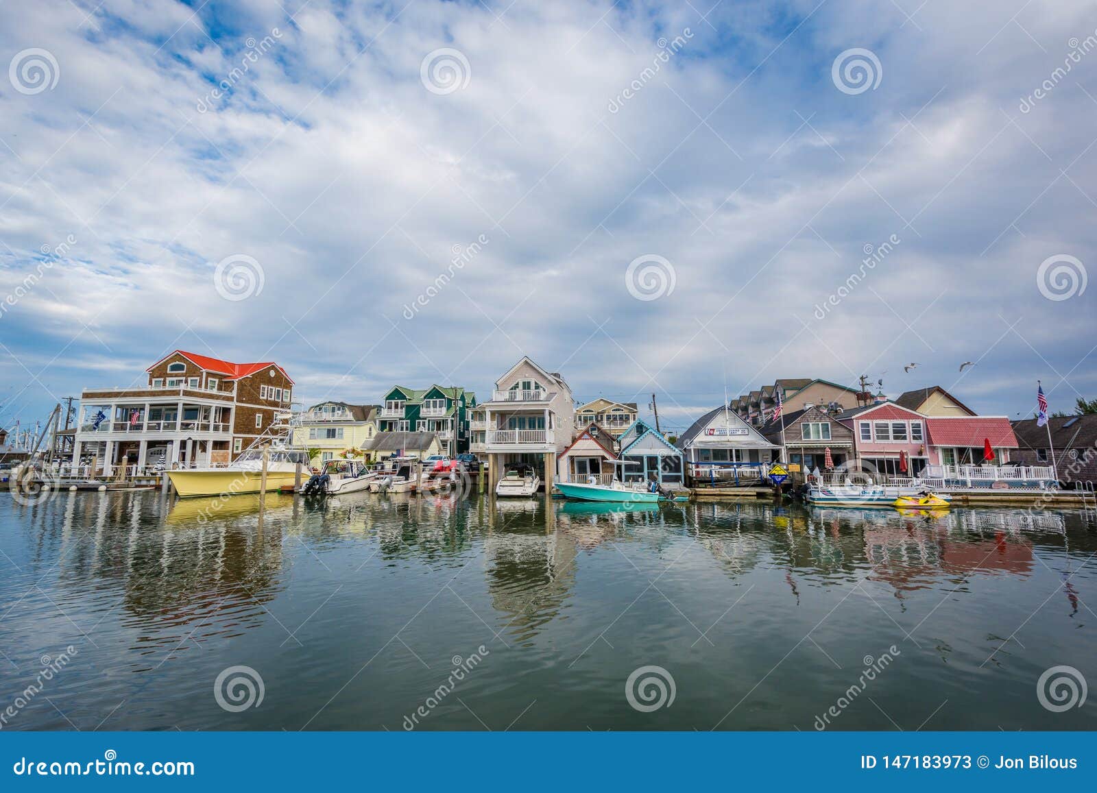 Cape May Harbor, in Cape May, New Jersey Editorial Stock Photo - Image ...