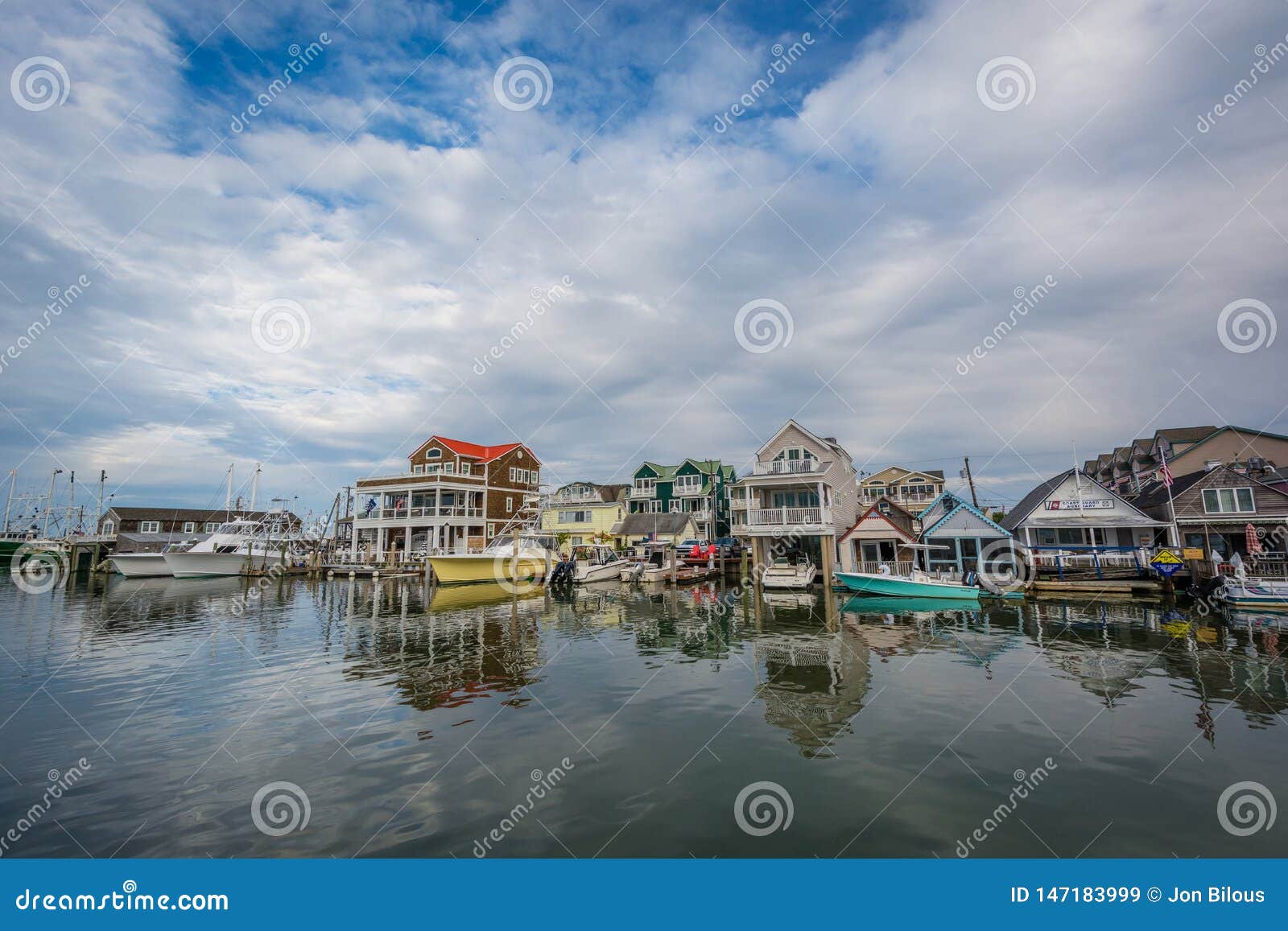 Cape May Harbor, in Cape May, New Jersey Editorial Stock Image - Image ...