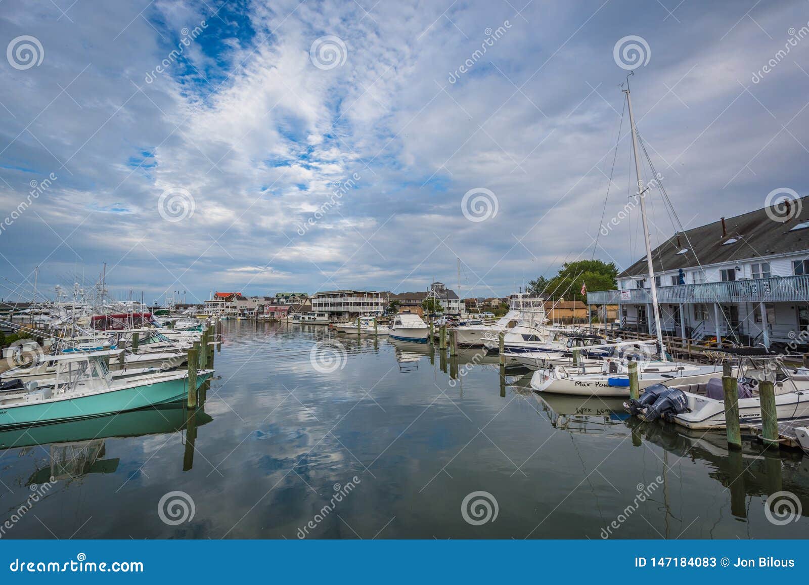 Cape May Harbor, in Cape May, New Jersey Editorial Stock Photo - Image ...