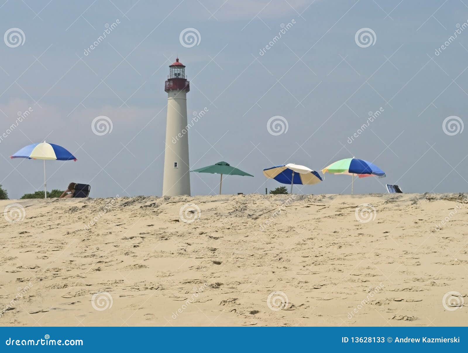 Cape May Lighthouse View stock image. Image of ocean - 13628133