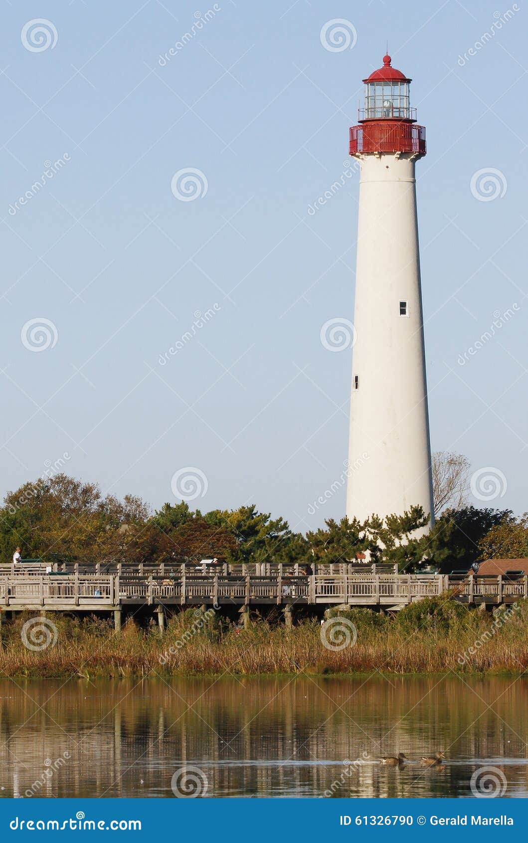 Cape May New Jersey Lighthouse Editorial Image - Image of shipping ...
