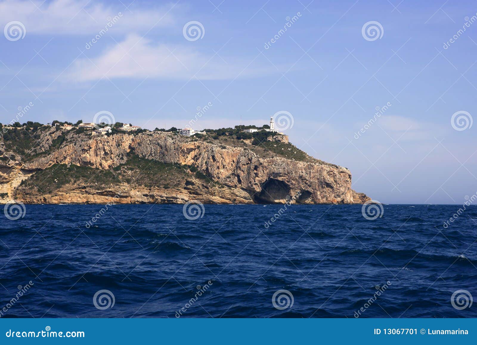 Cape Nao in Mediterranean Sea Spain Stock Image - Image of high, relax ...