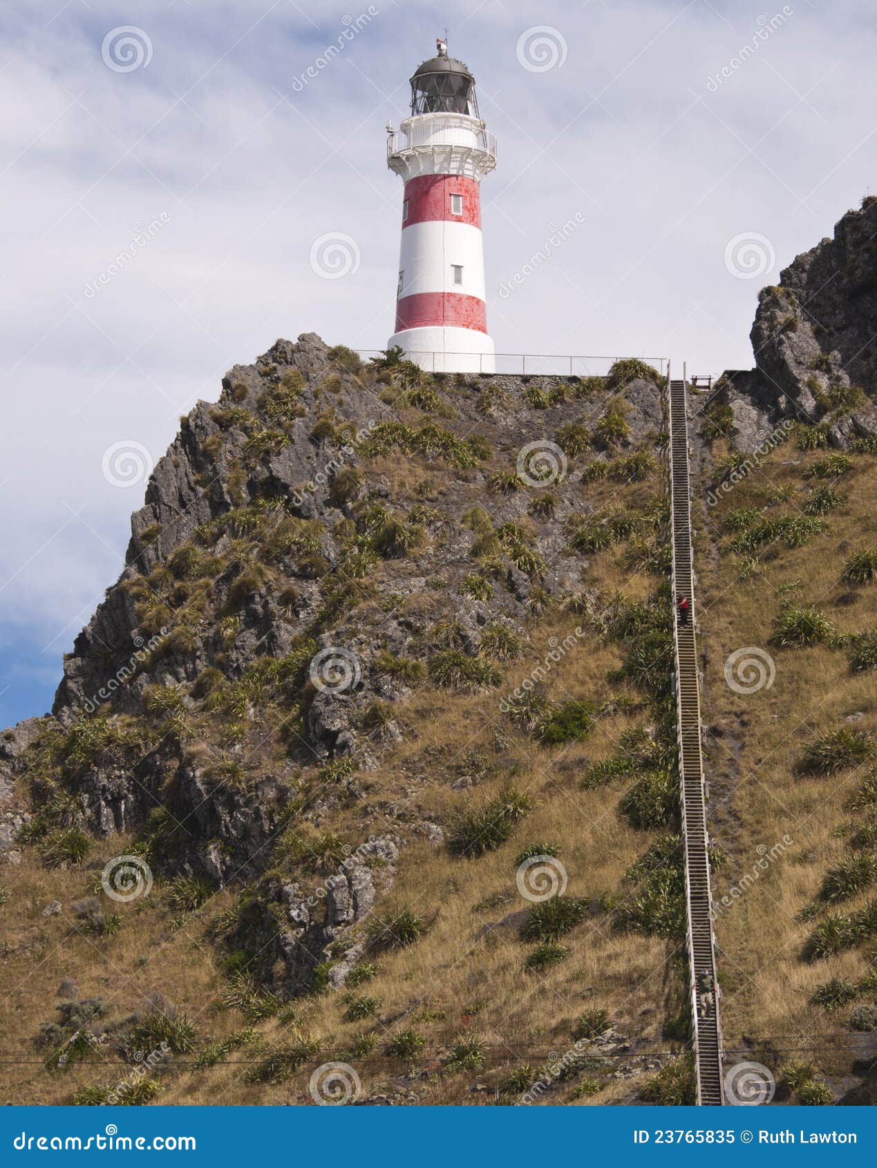 Cape Palliser Lighthouse stock image. Image of beacon - 23765835