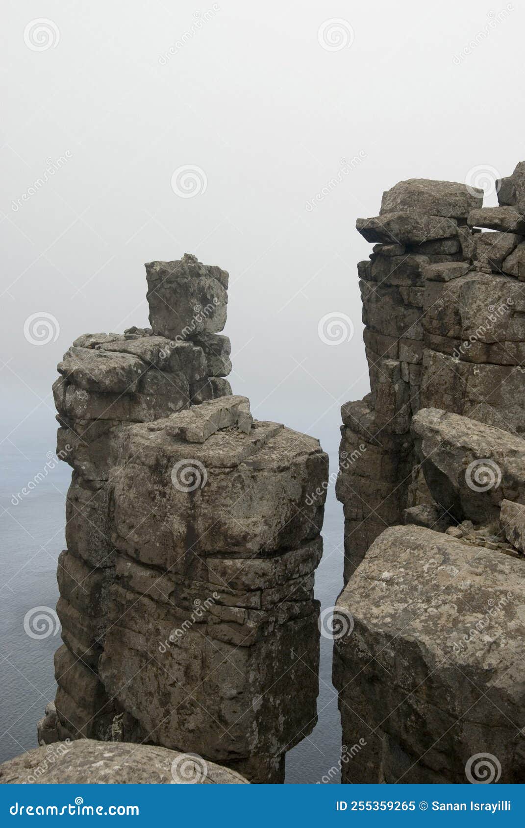 Cape pillar stacks stock image. Image of formation, rock - 255359265