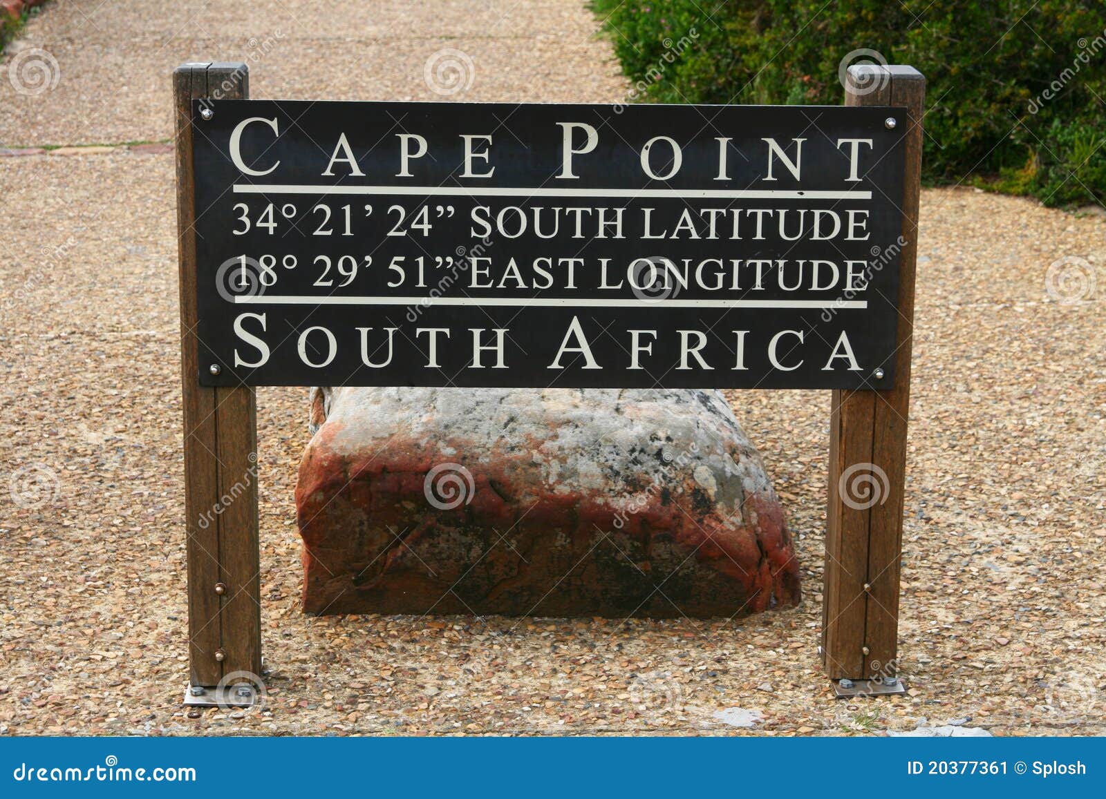 Cape Point Sign, South Africa Stock Image - Image of extreme, hill ...