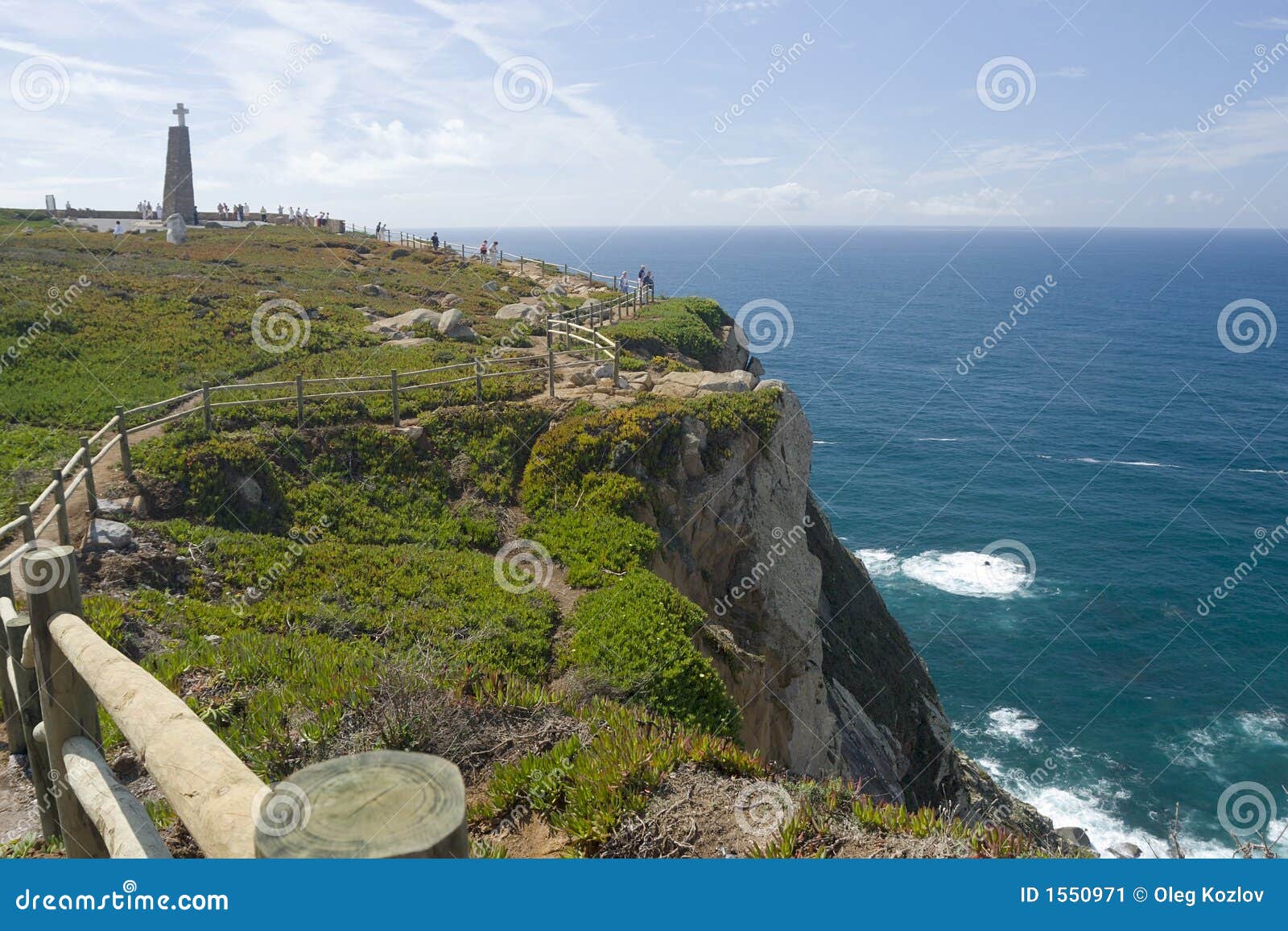 Cape Roca stock image. Image of roca, cross, landscape - 1550971
