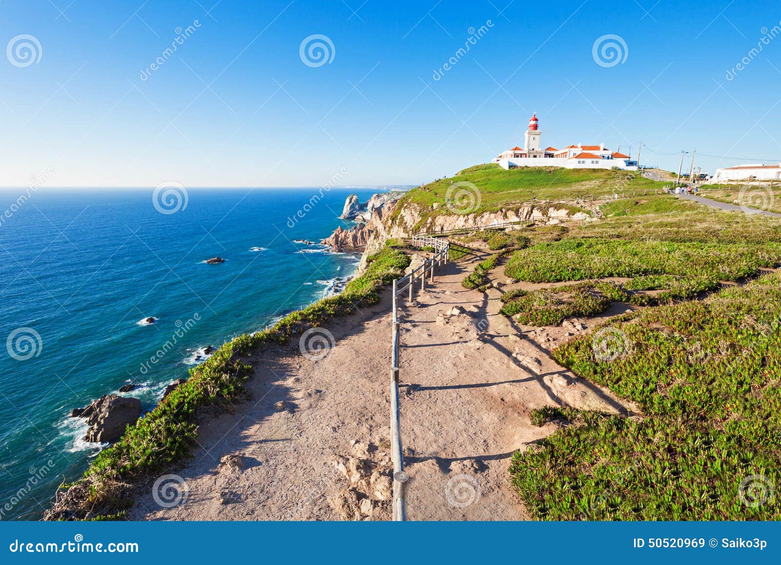 Cape Roca, Portugal stock image. Image of coast, ocean - 50520969