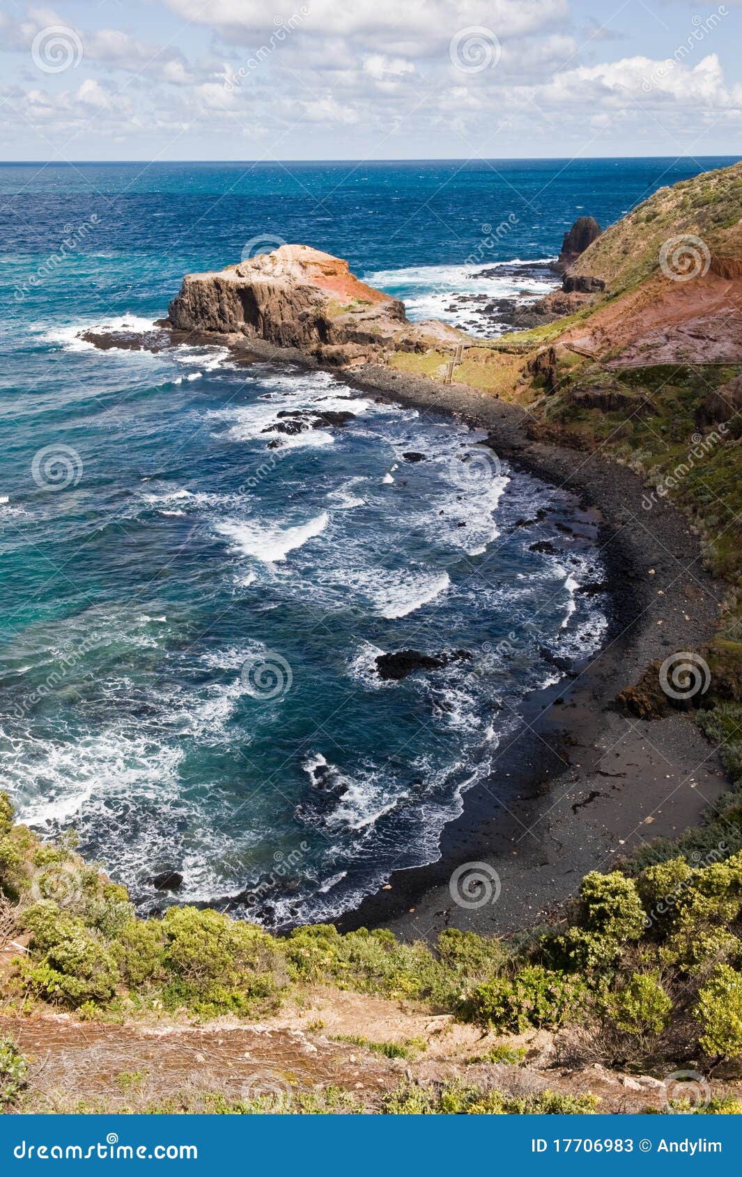 Cape Schanck in Victoria, Australia Stock Image - Image of clear ...