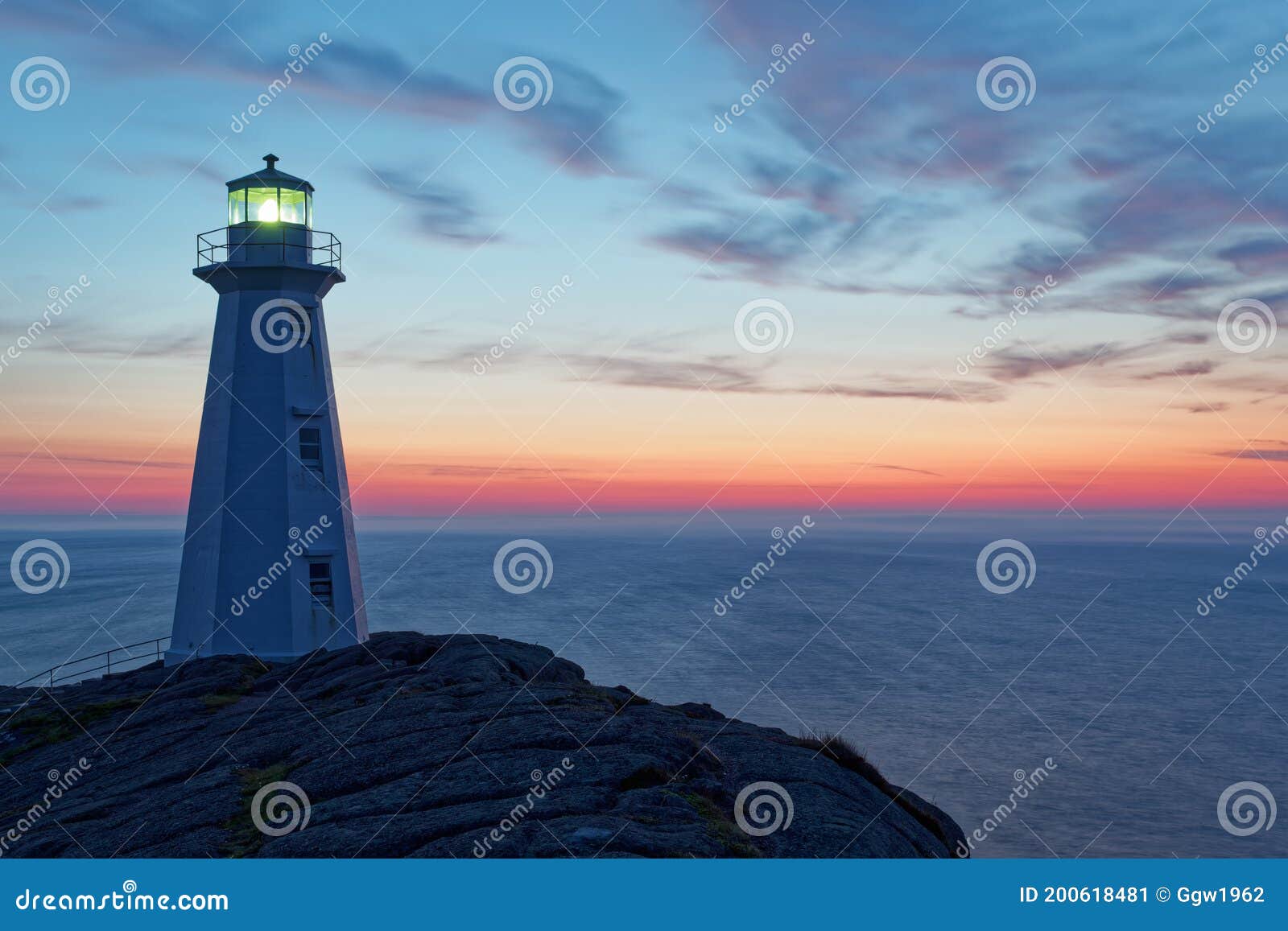 Cape Spear Lighthouse stock image. Image of maritime - 200618481