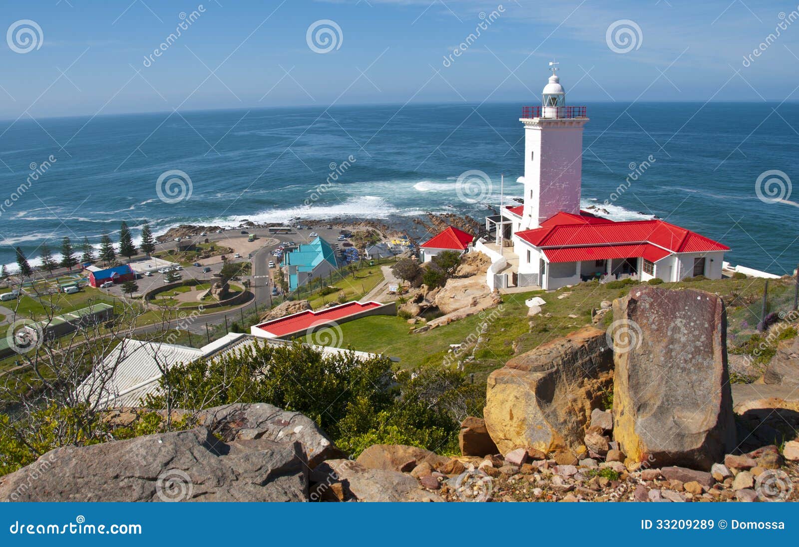Cape St Blaize Lighthouse, Mossel Bay, South Africa Stock Image - Image ...