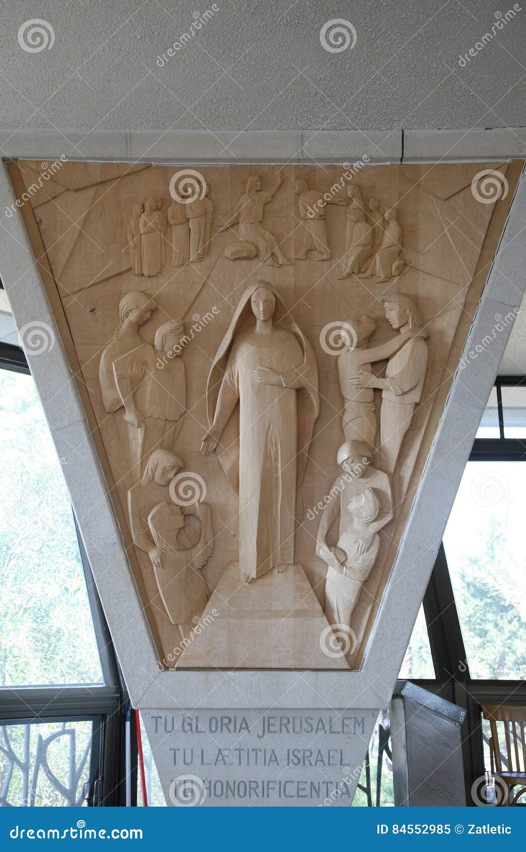 Capernaum - the Church of the House of Peter Stock Image - Image of ...