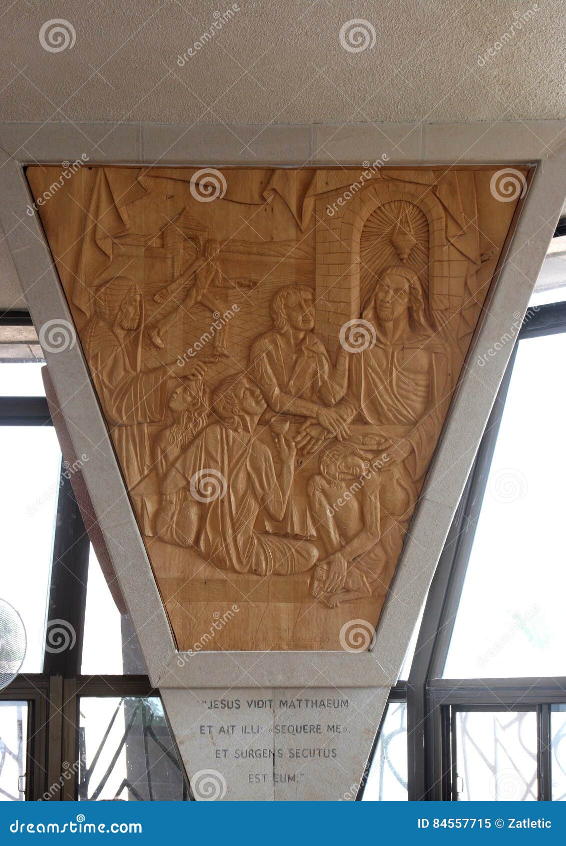 Capernaum - the Church of the House of Peter Stock Image - Image of ...