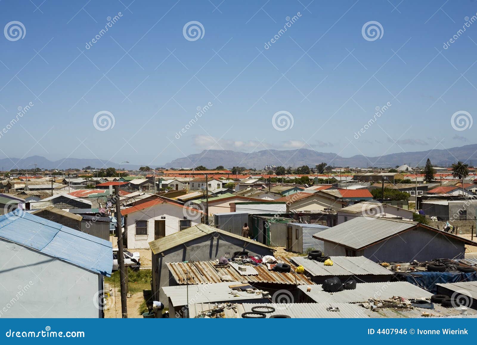 Poor Townships Next To Johannesburg, South Africa Royalty-Free Stock ...