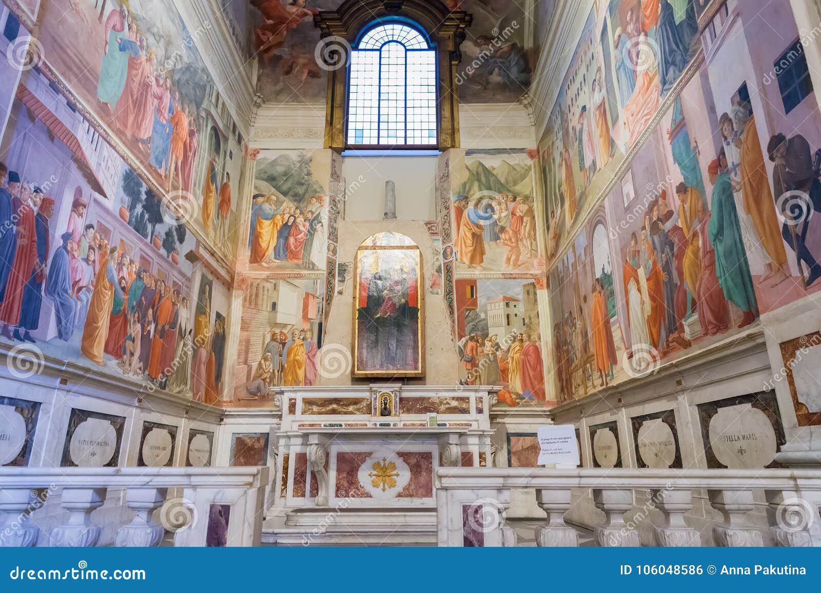 Capilla De Brancacci En La Iglesia De Santa Maria Del Carmine, Famou ... Capilla De Brancacci En La Iglesia De Santa Maria Del Carmine, Famou ...