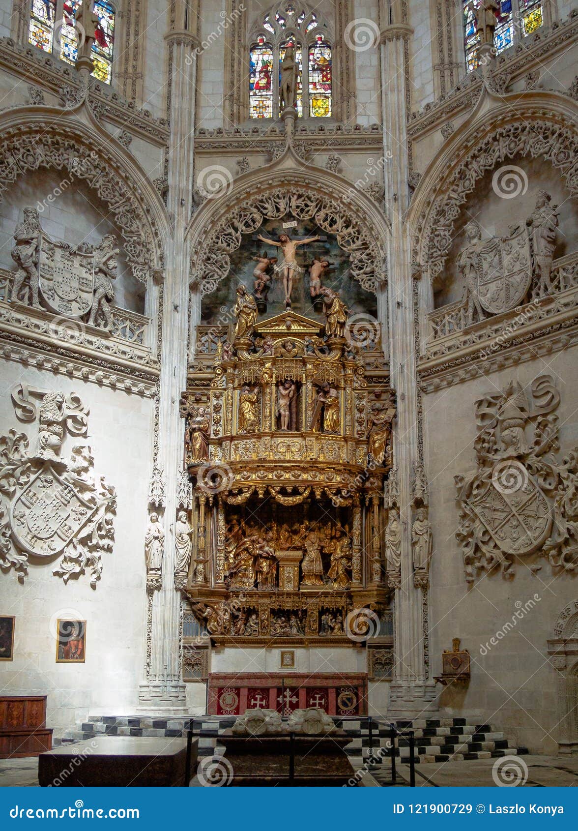 Capilla Del Condestable - Burgos Imagem de Stock Editorial - Imagem de ...
