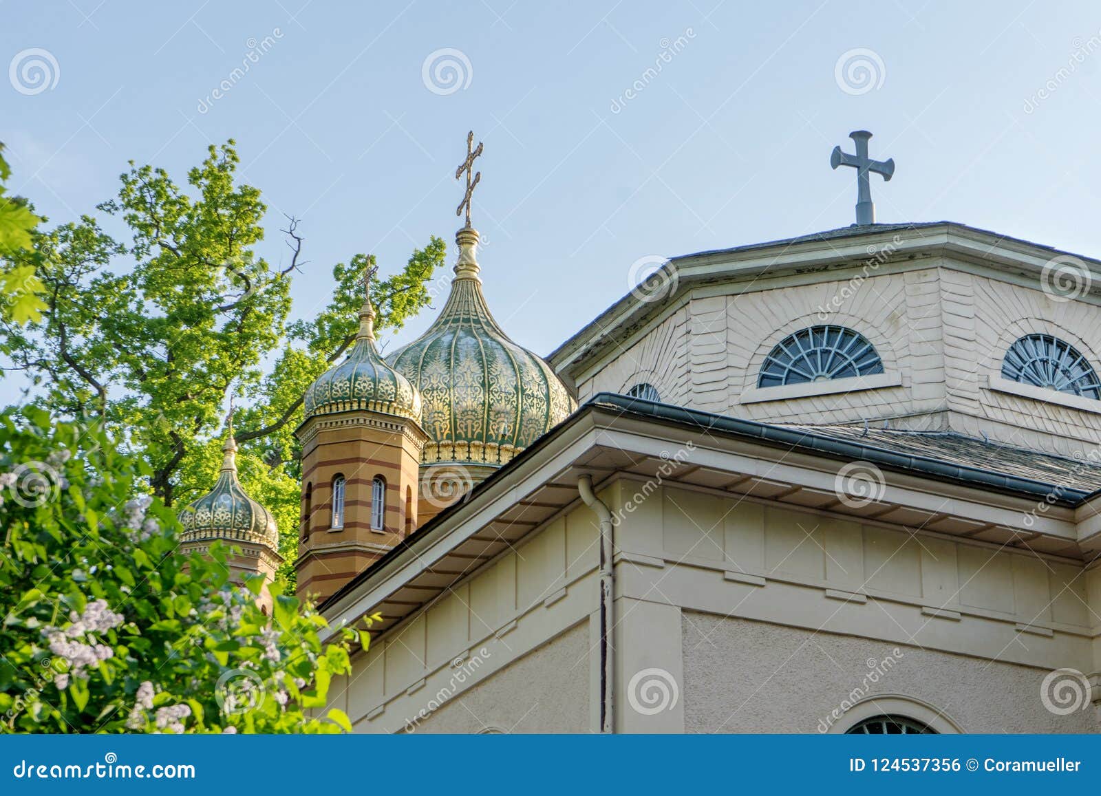 Capilla Funeraria Ortodoxa Rusa En Weimar Foto de archivo - Imagen de ...