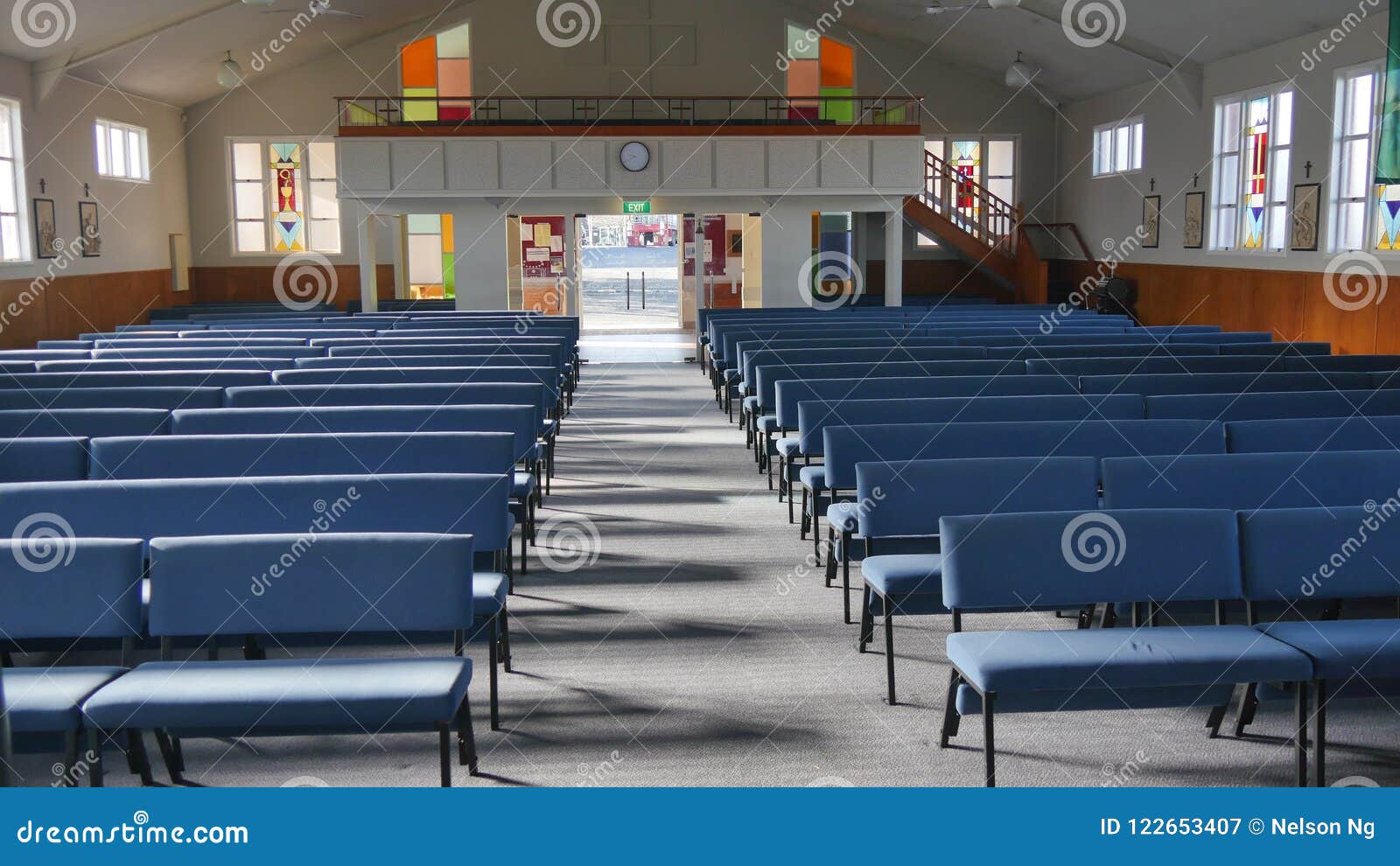 Capilla Religiosa O Funeraria Para El Funeral Imagen de archivo ...