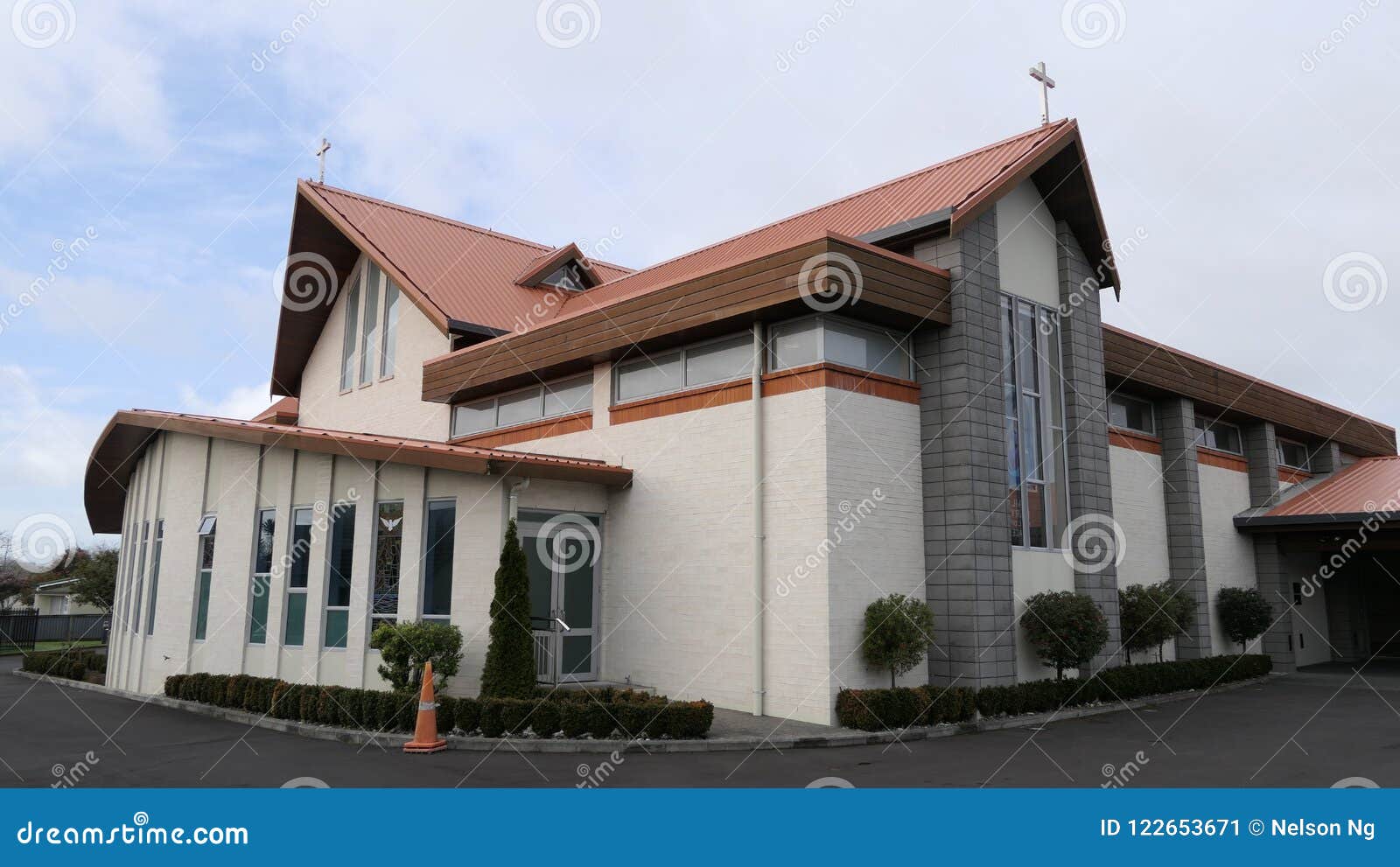 Capilla Religiosa O Funeraria Para El Funeral Imagen de archivo ...