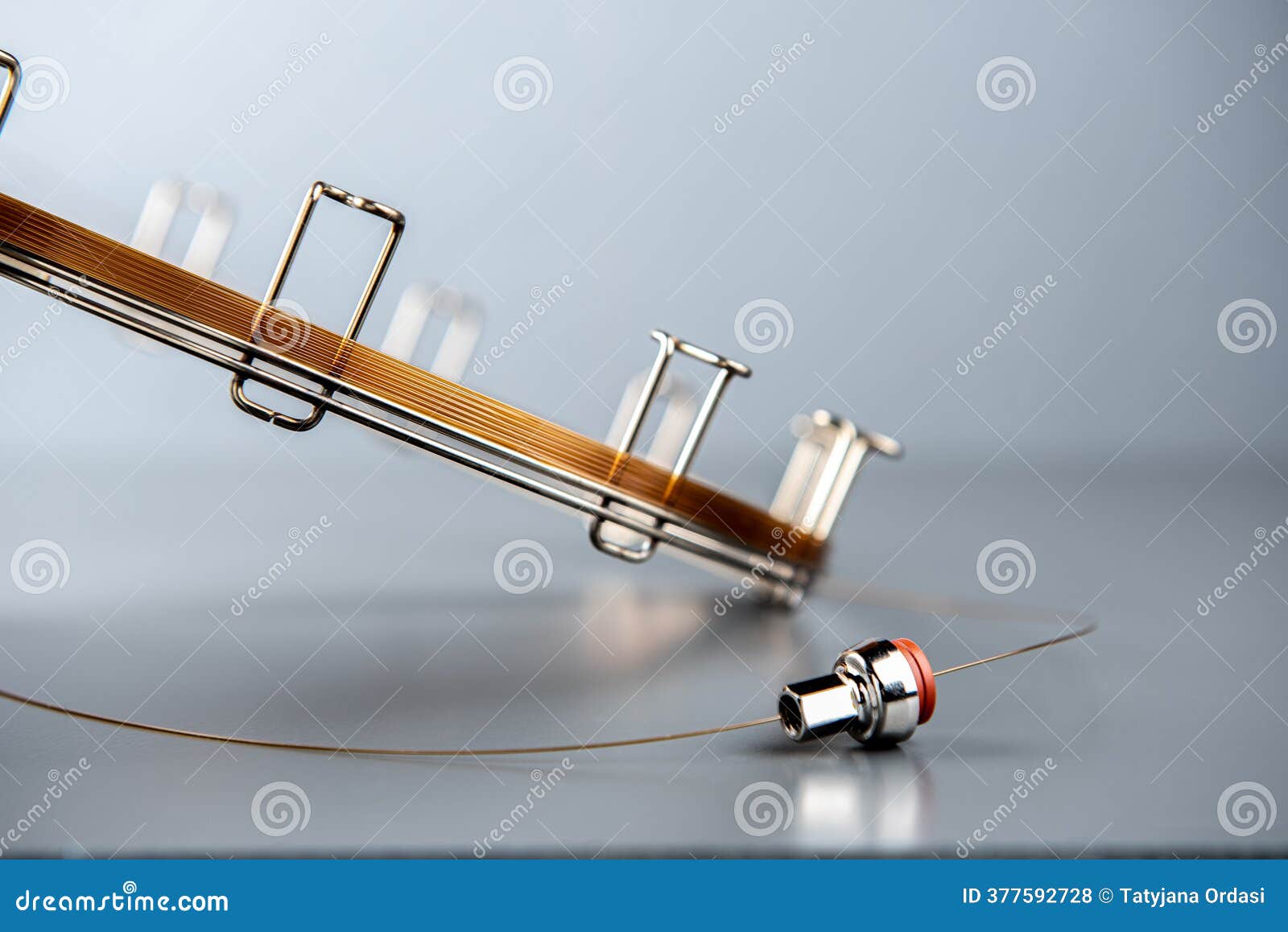 Capillary Column For Gas Chromatographic Analysis Stock Photography ...