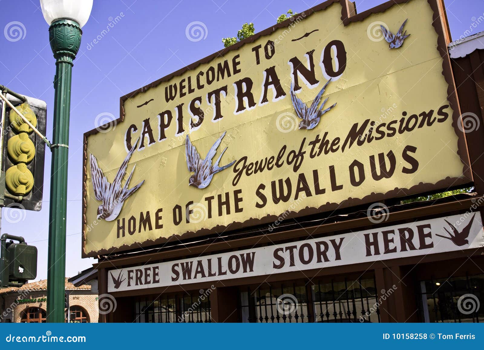 Capistrano - Home of the Swallows Editorial Stock Photo - Image of ...
