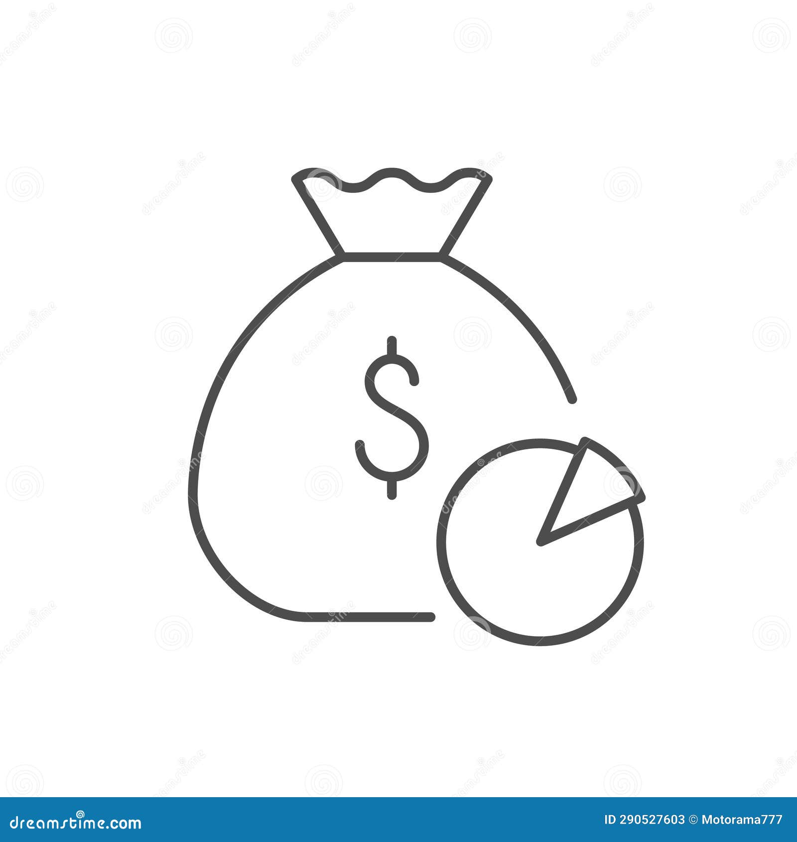 Capital Allocation Line Outline Icon Stock Vector - Illustration of ...