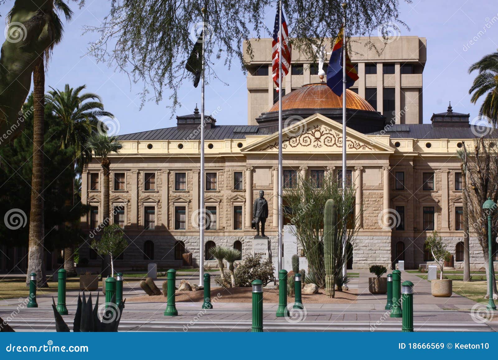 Capital Building of Arizona Stock Image - Image of phoenix, landmark ...