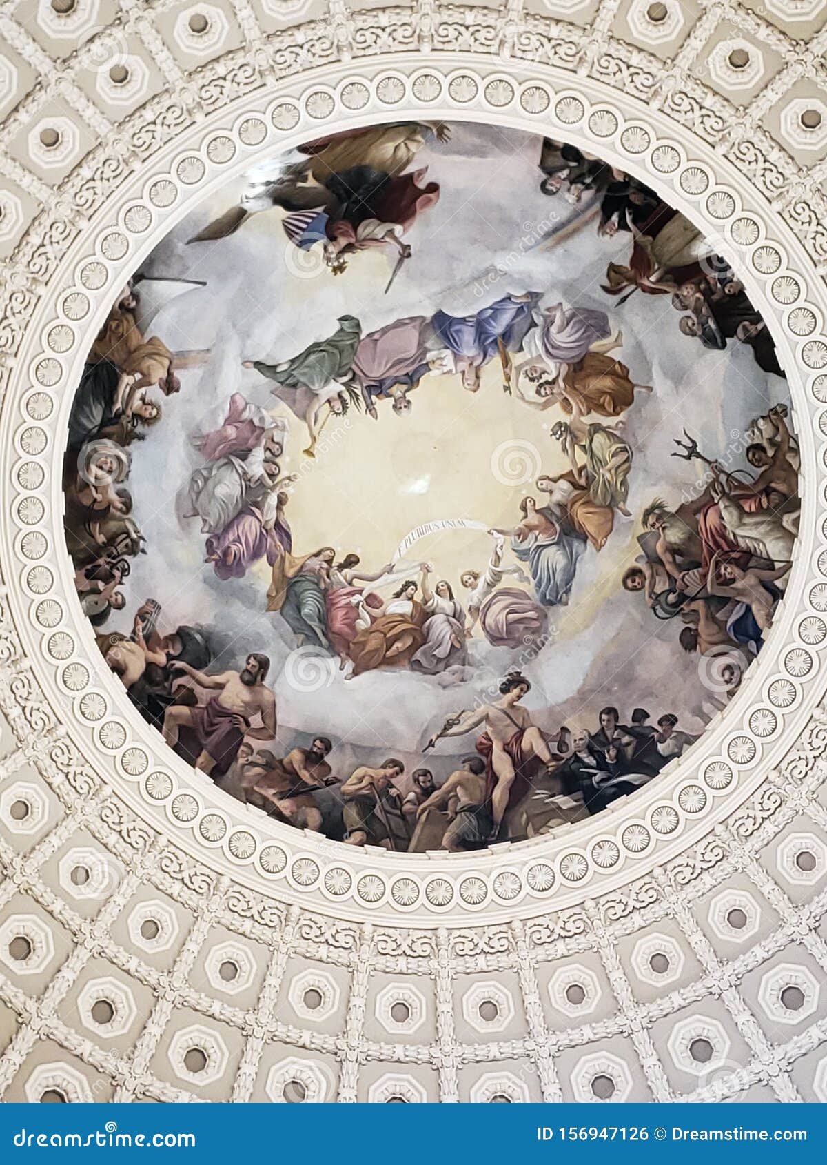 Capital Building Ceiling Work of Art Stock Photo - Image of building ...