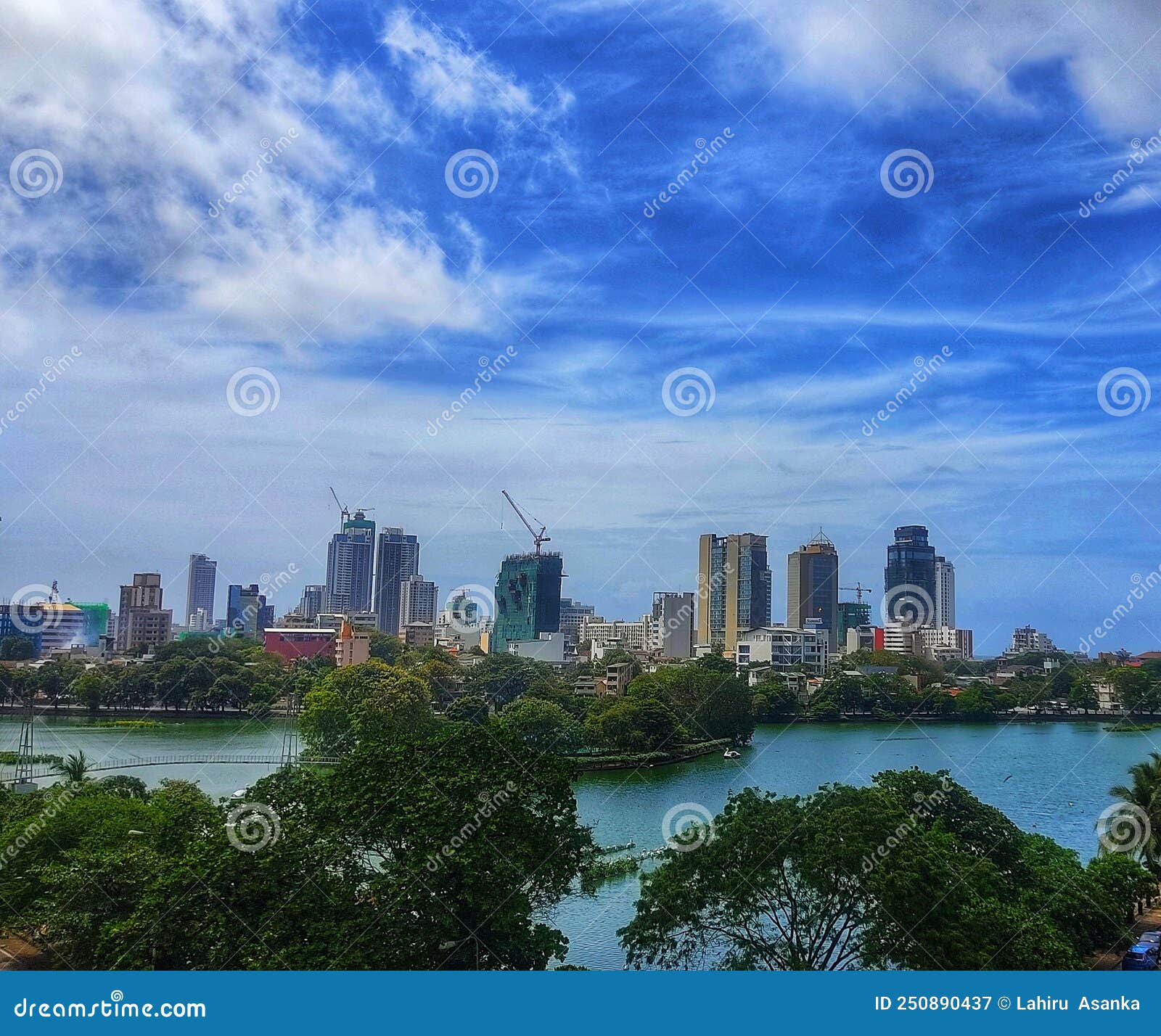 Capital City of Colombo Sri Lanka Stock Image - Image of horizon, river ...