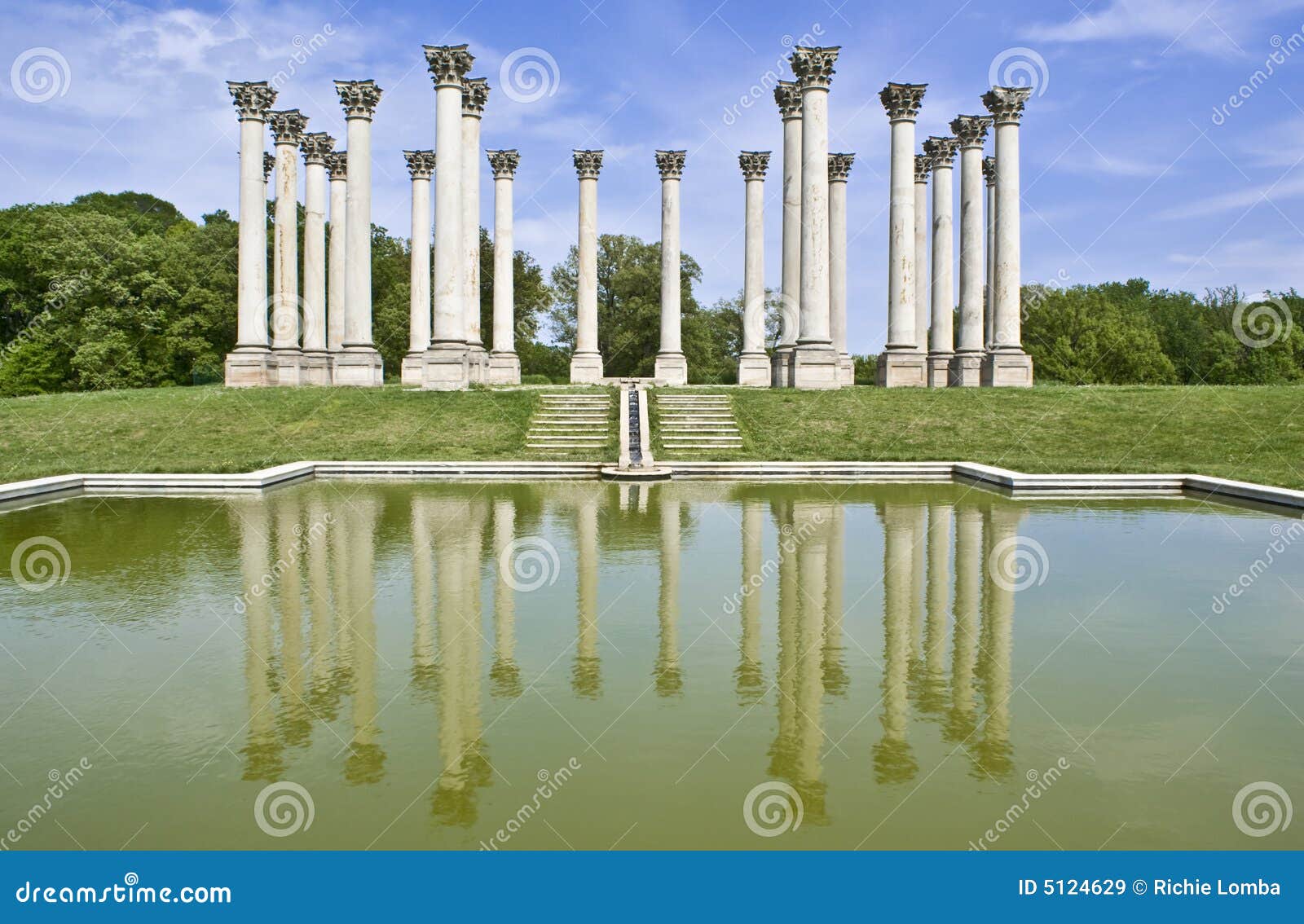 Capital Columns stock image. Image of steps, outdoor, outdoors - 5124629