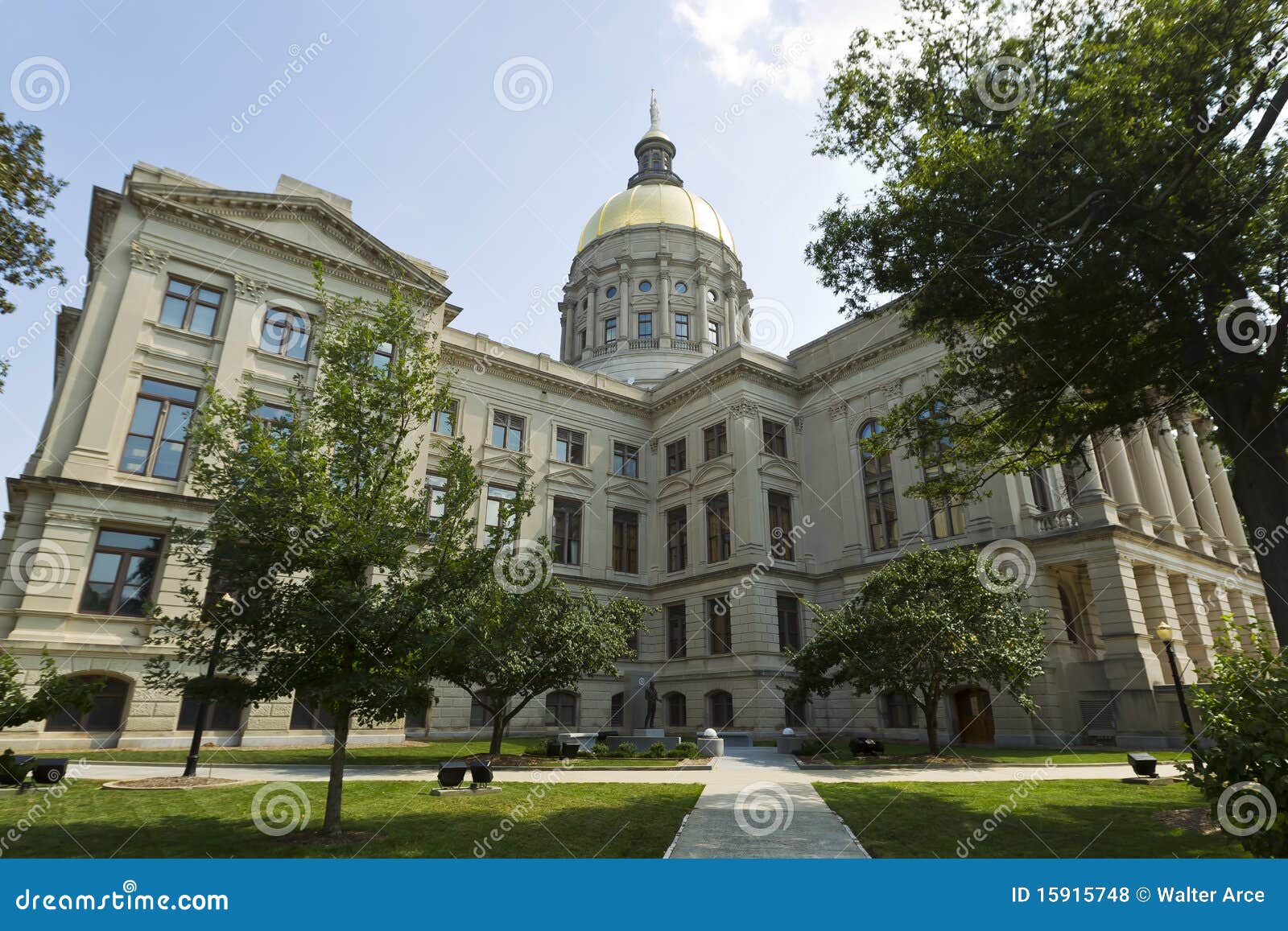 Capital Del Estado De Georgia Foto de archivo - Imagen de naturalizado ...