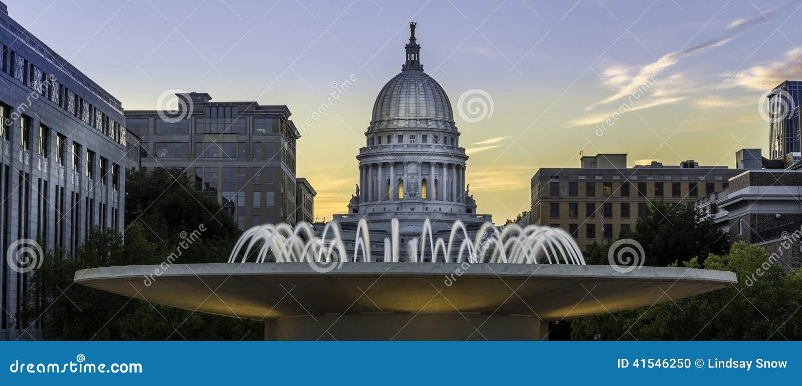 Capital at dusk stock photo. Image of cityscape, empty - 41546250