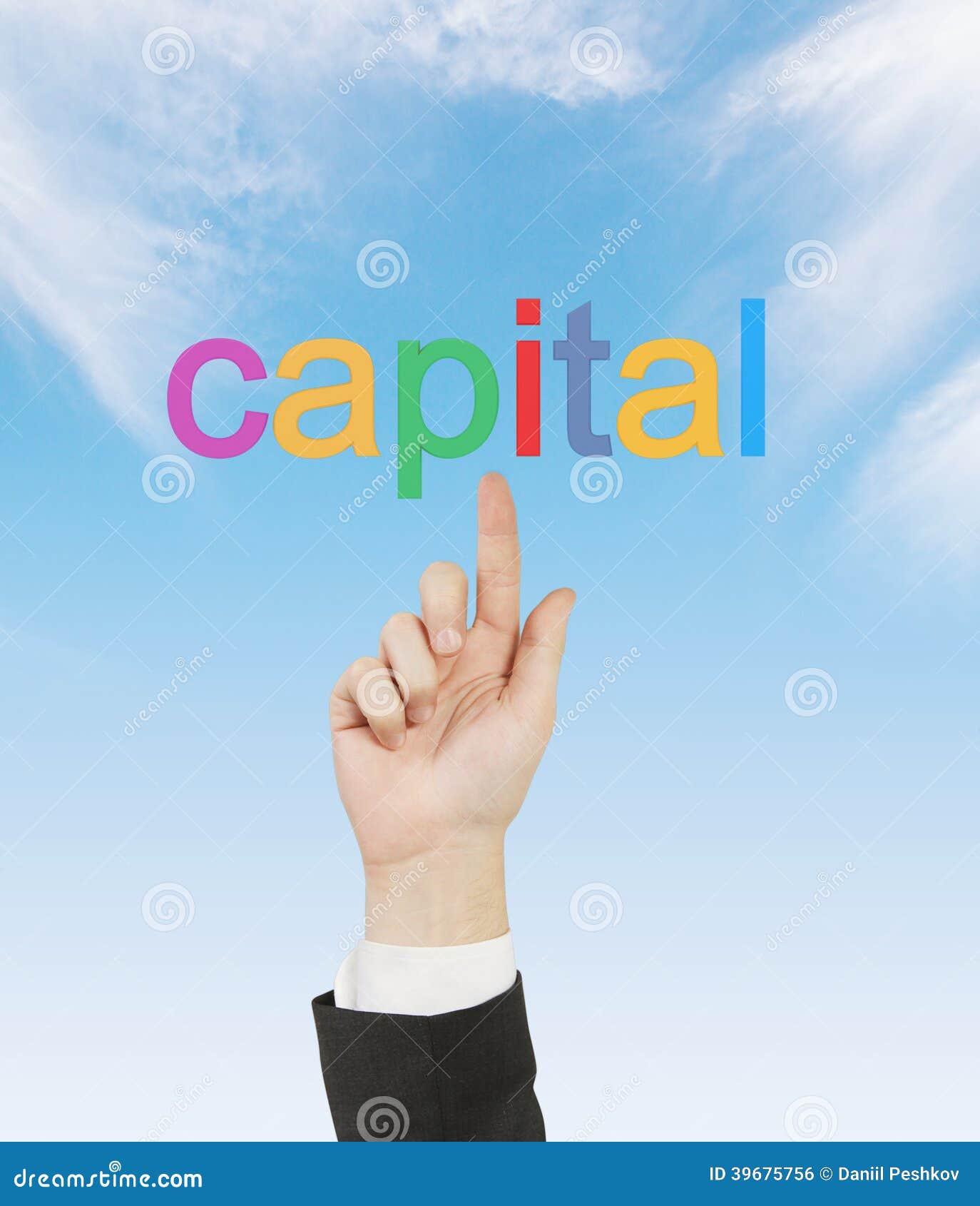 Capital stock photo. Image of target, professional, business - 39675756
