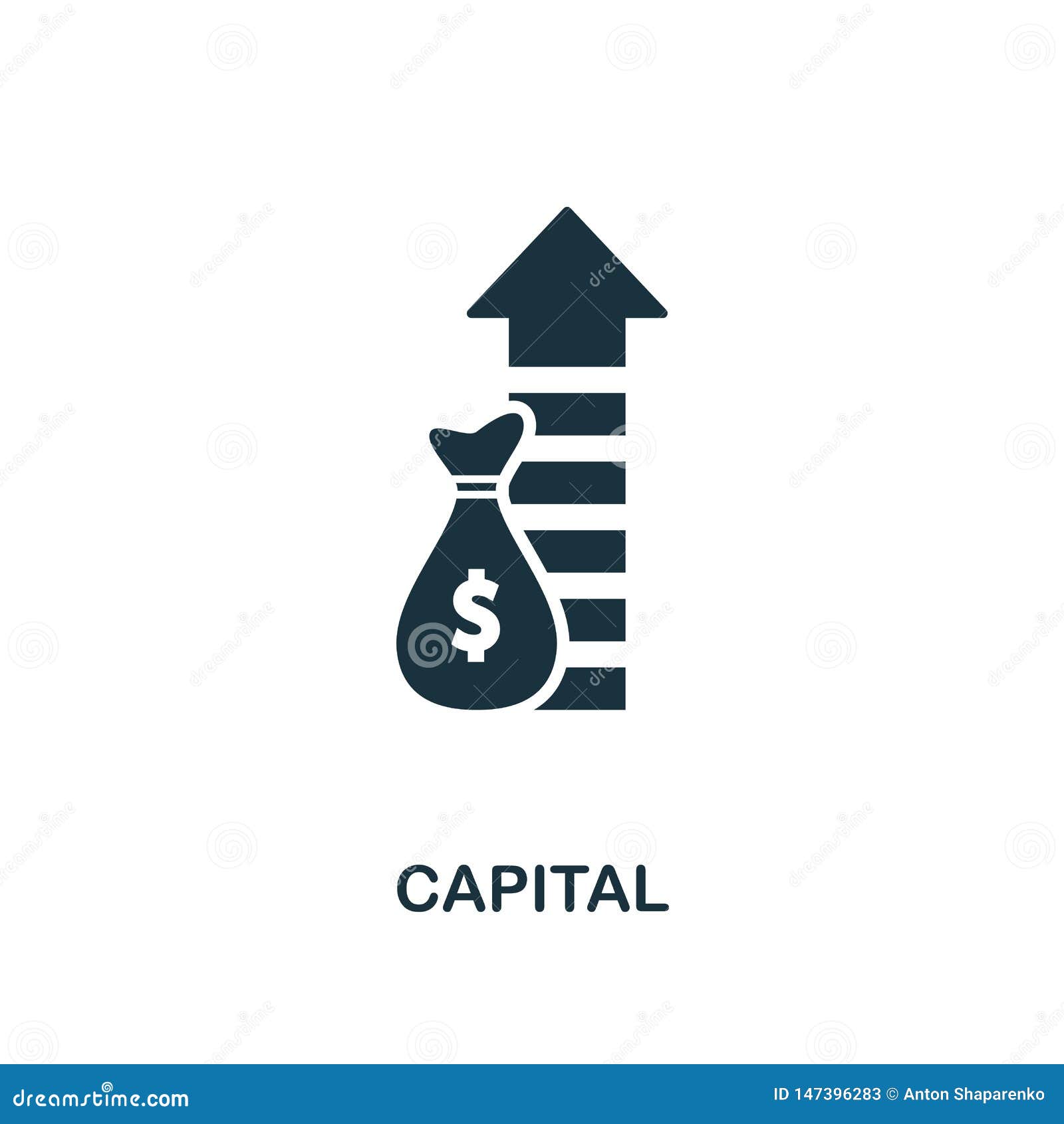 Capital Icon. Creative Element Design from Business Strategy Icons ...